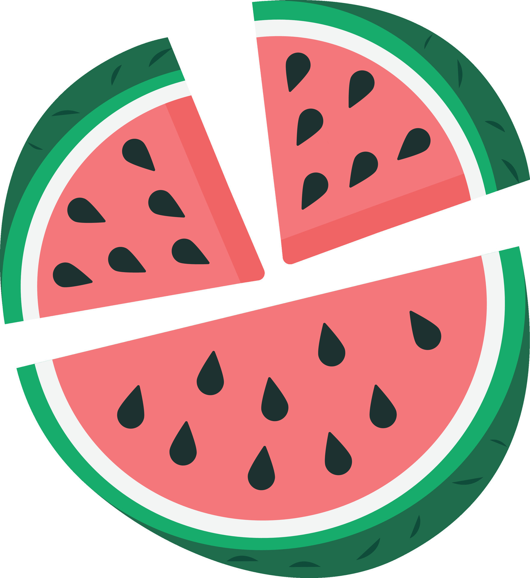 Watermelon Fruit Vector Art Design 27971001 Vector Art at Vecteezy