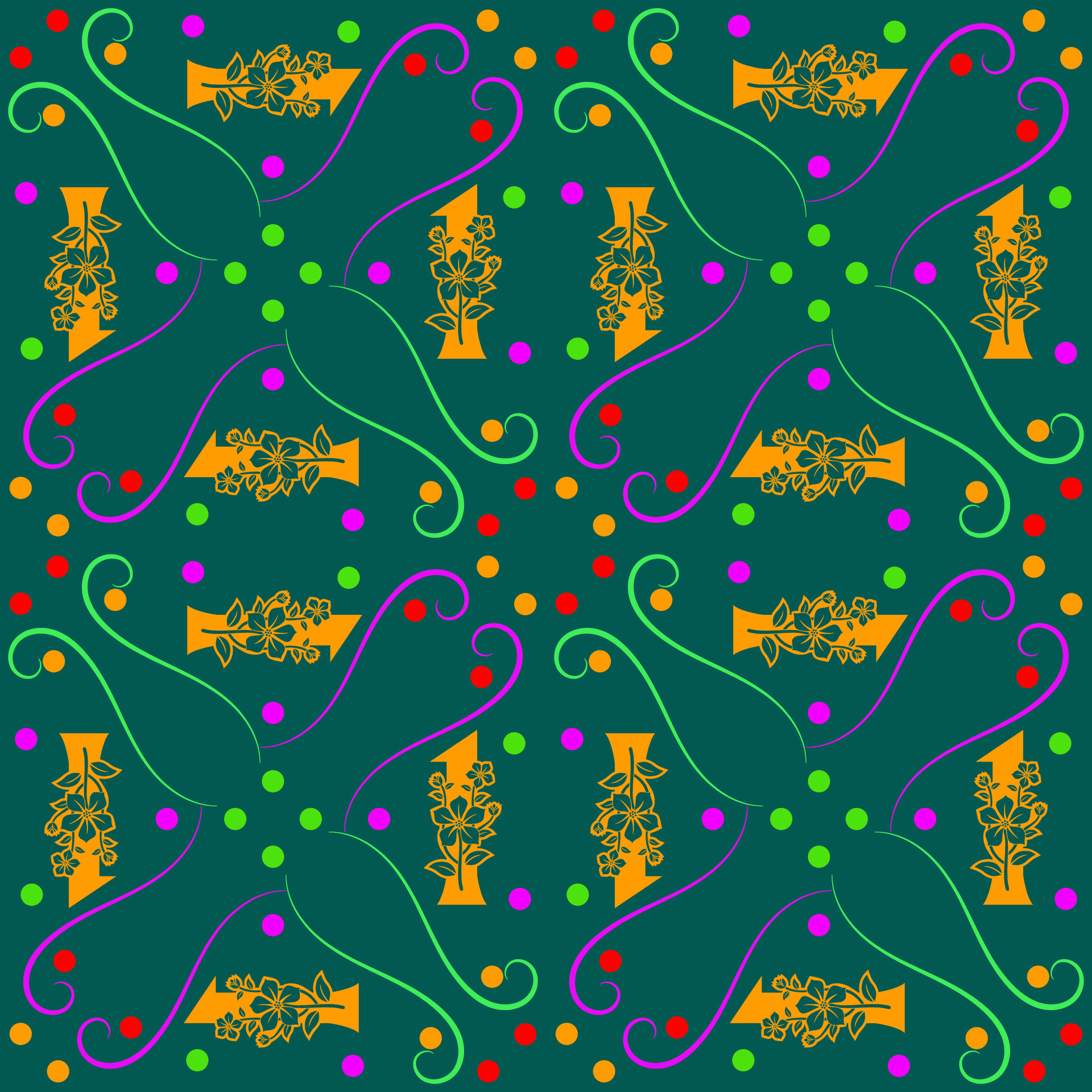 Seamless pattern of numbers. 27971326 Vector Art at Vecteezy