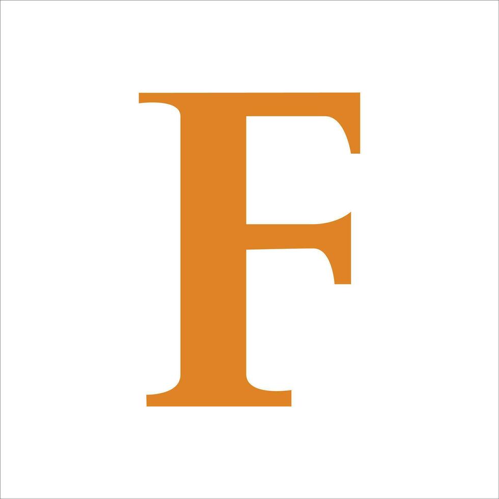 the letter f in orange on a white background 27972652 Vector Art at ... the letter f in orange on a white background 27972652 Vector Art at ...