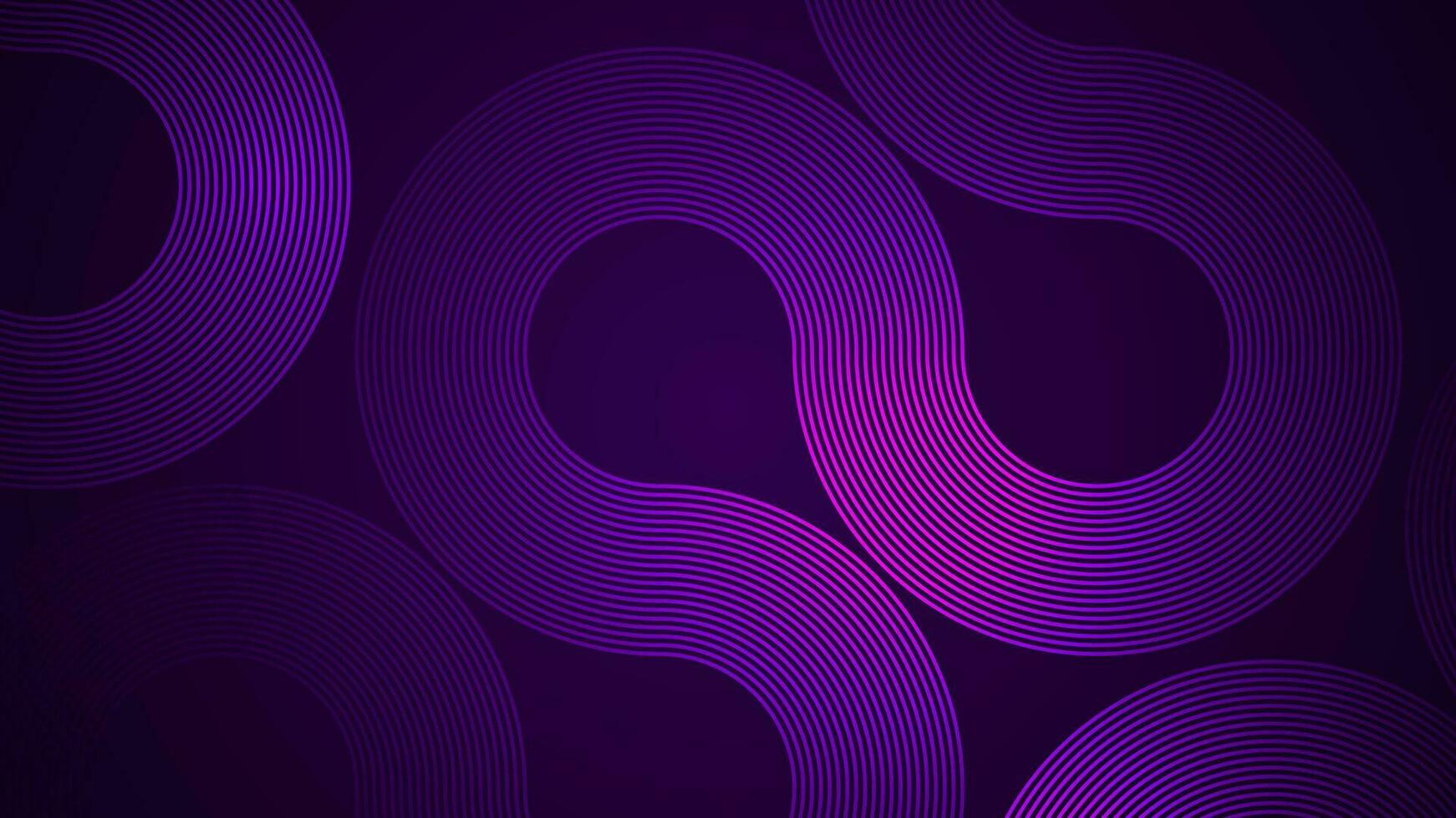 Dark violet abstract background with serpentine style lines as the main ...