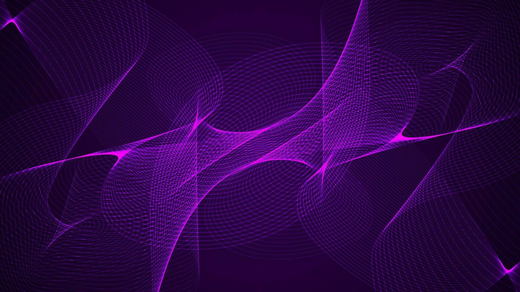 Dark violet abstract background with serpentine style lines as the main ...