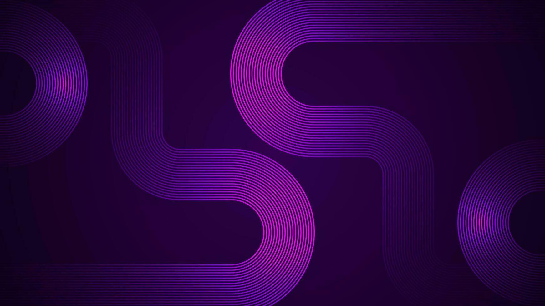 Dark violet abstract background with serpentine style lines as the main ...