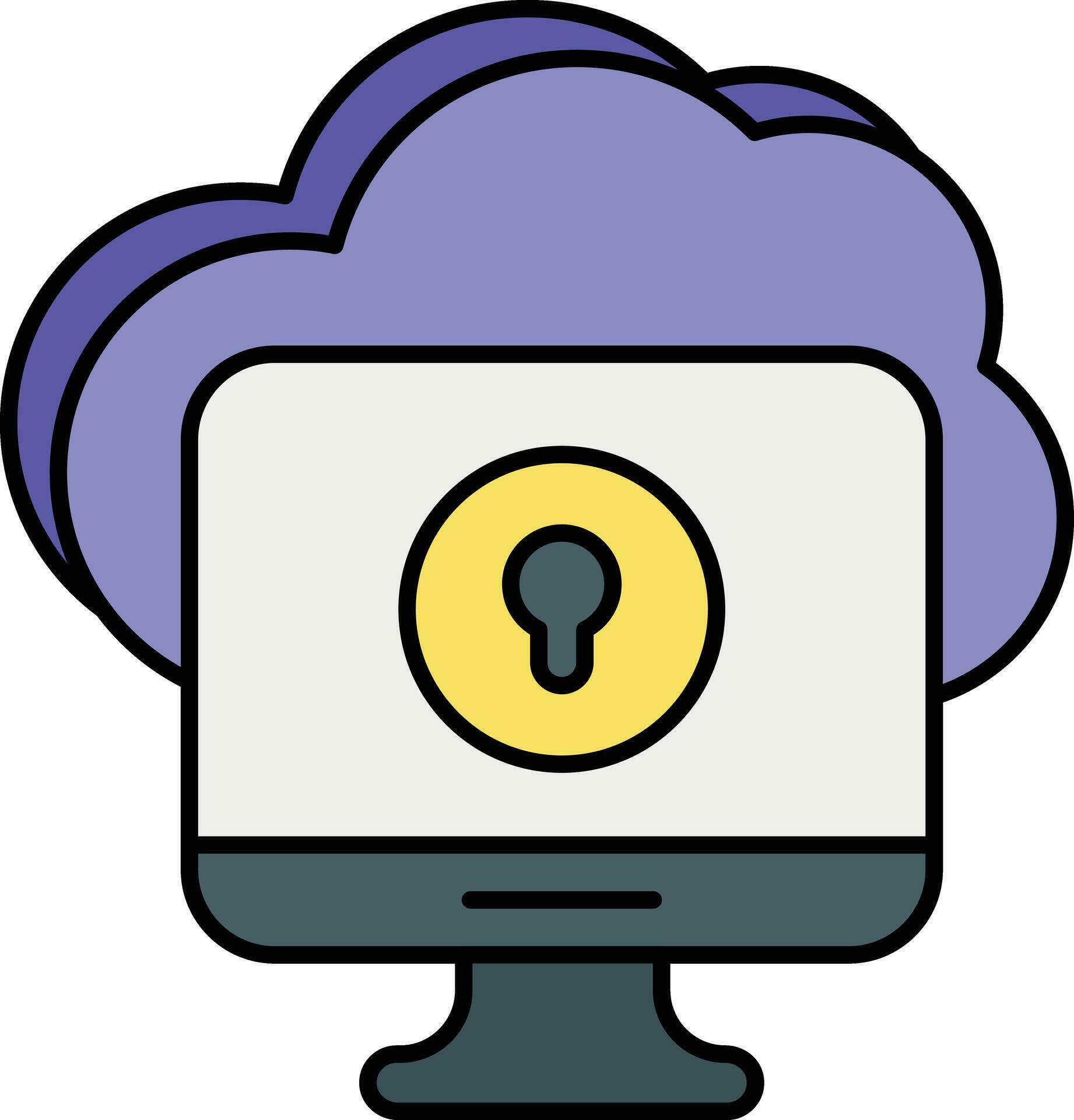 access control cloud color outline icon design style 27990229 Vector ... access control cloud color outline icon design style 27990229 Vector ...