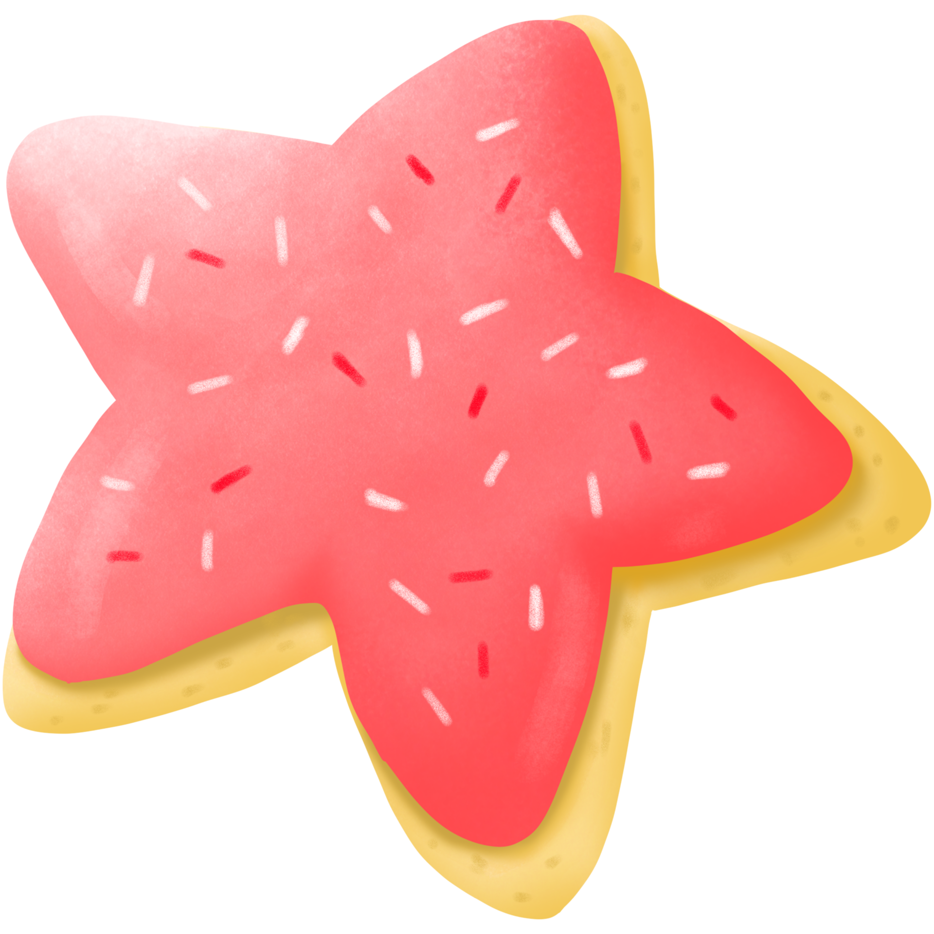 Strawberry glazed cookie star shape 27990628 PNG Strawberry glazed cookie star shape 27990628 PNG