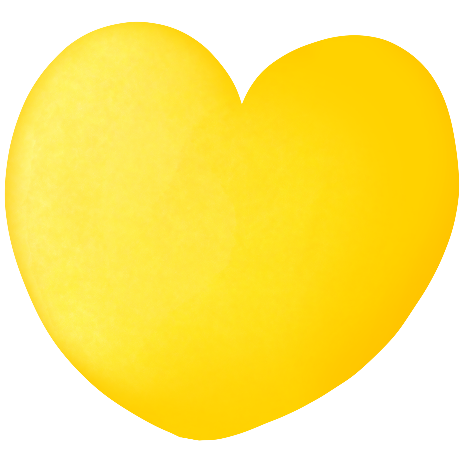 The Yellow Heart 27990672 Png
