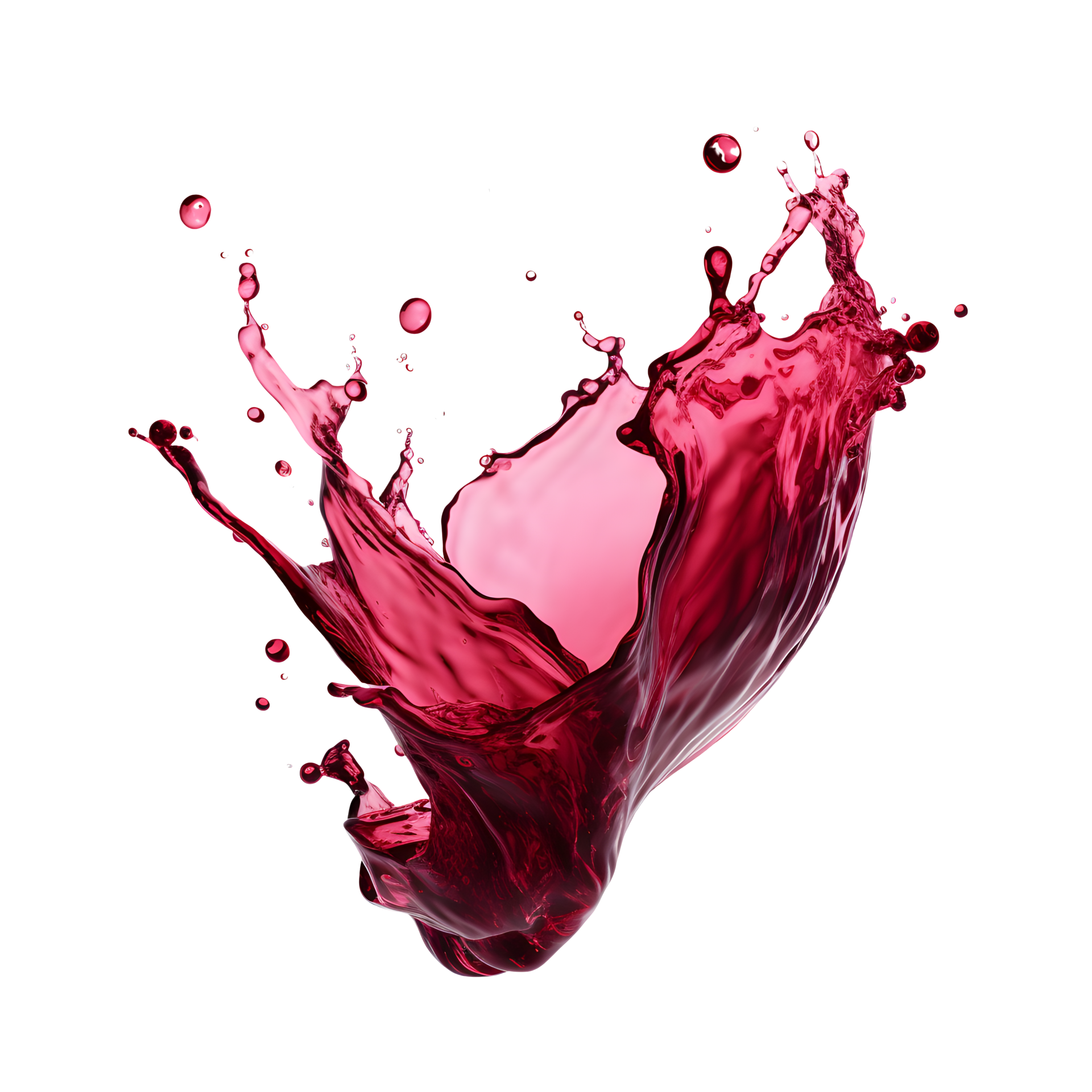 Wine splash isolated. AI Generated 27994527 PNG