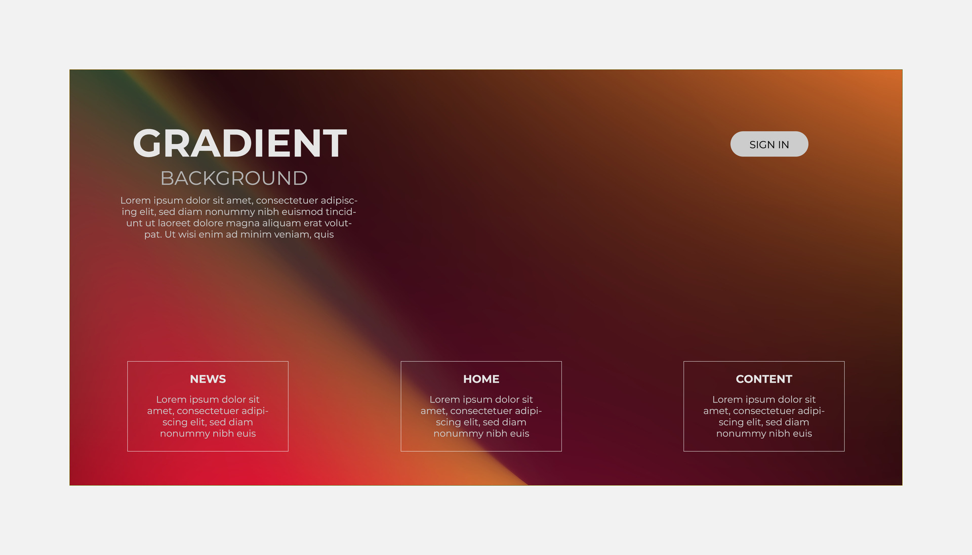 Modern Background Design with Gradient and Grain Texture. Minimalist ...