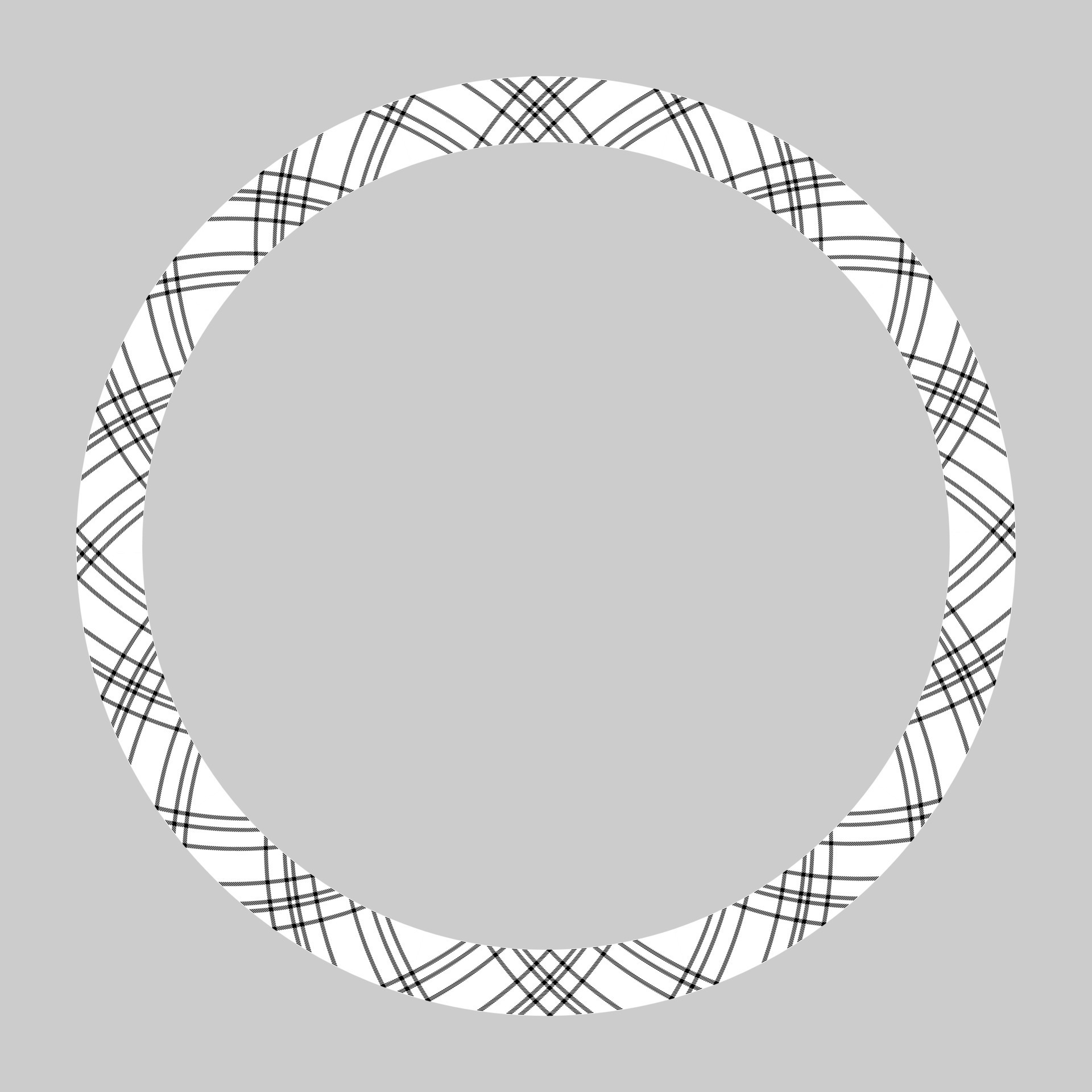 Circle borders and frames vector. Round border pattern geometric vintage frame design. Scottish ...