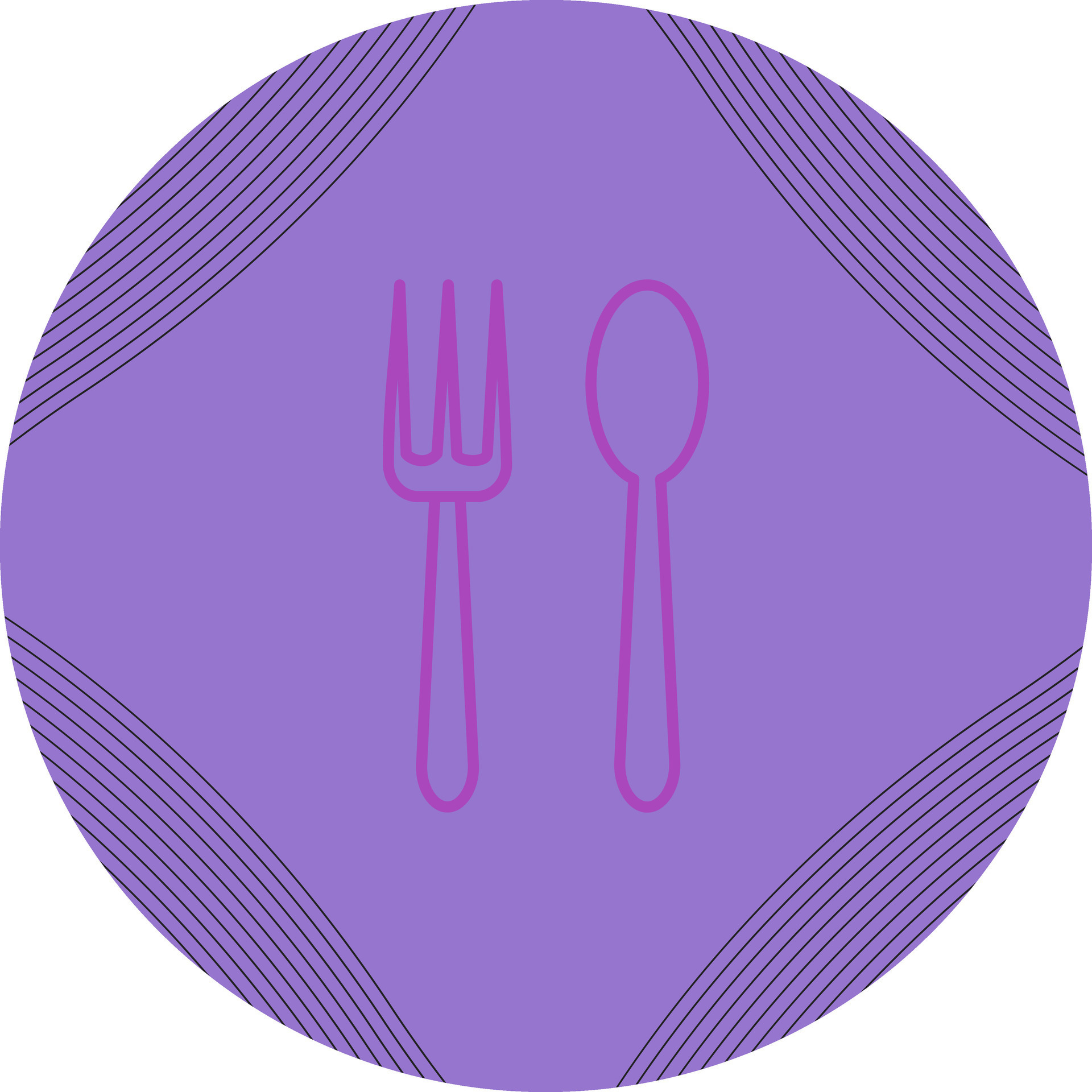 Spoon And Fork Vector Icon 28005028 Vector Art At Vecteezy