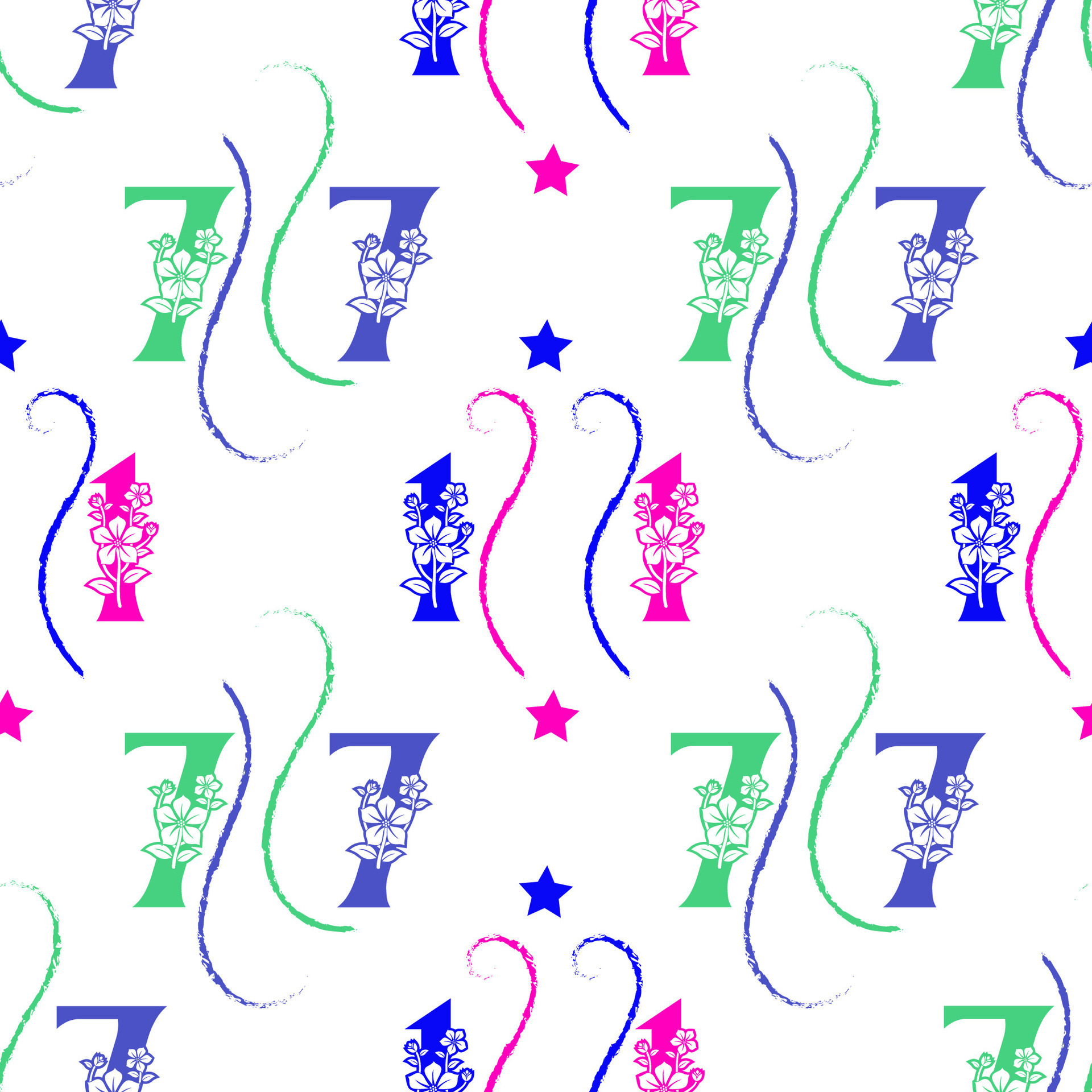 Seamless pattern of numbers. 28006316 Vector Art at Vecteezy