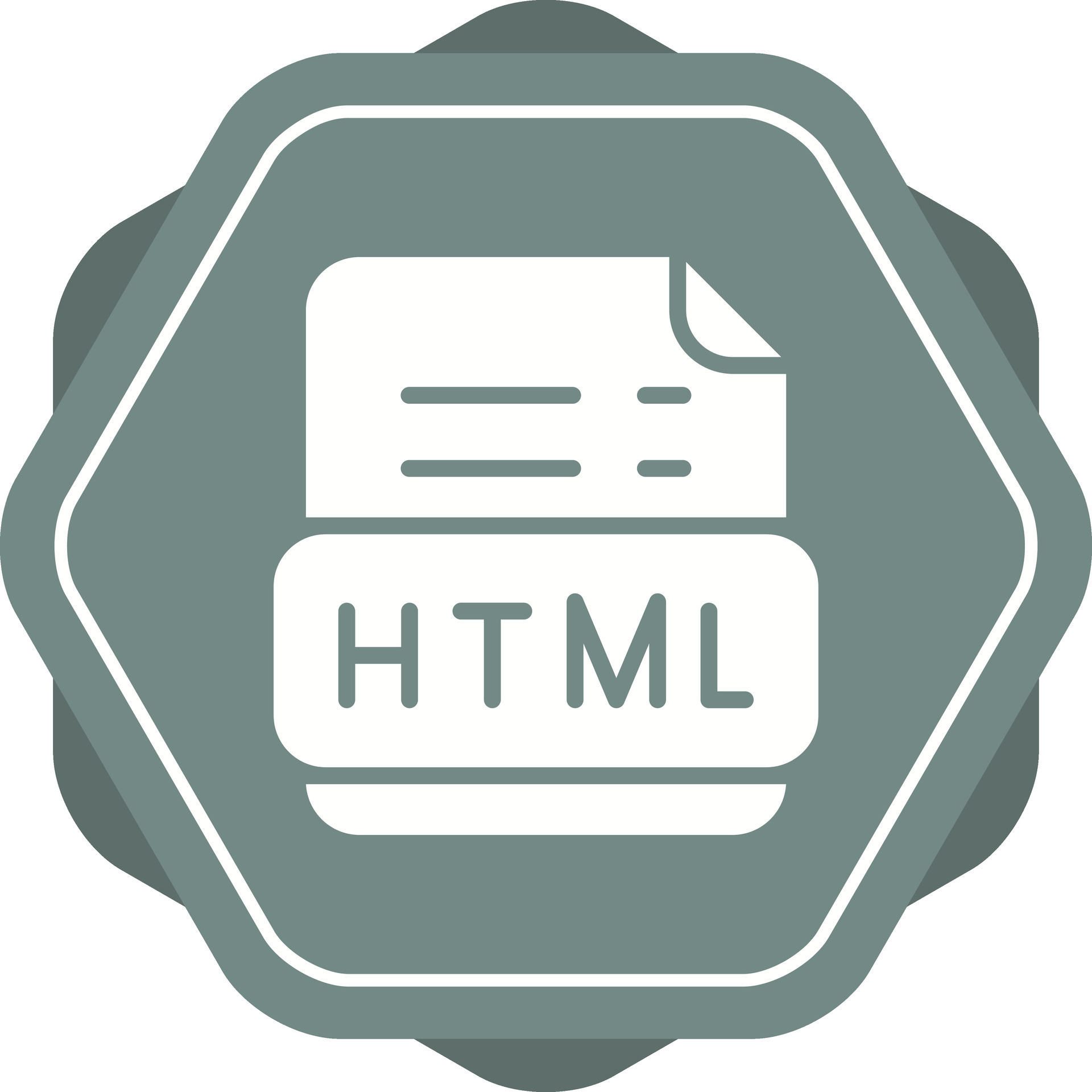 Html Vector Icon 28010878 Vector Art at Vecteezy