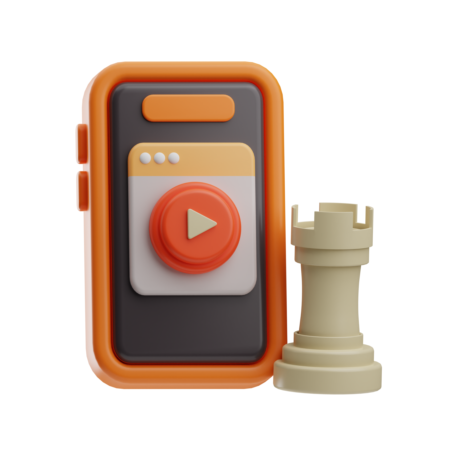 Chess Object Video Tutorial Illustration 3d 28014767 Png