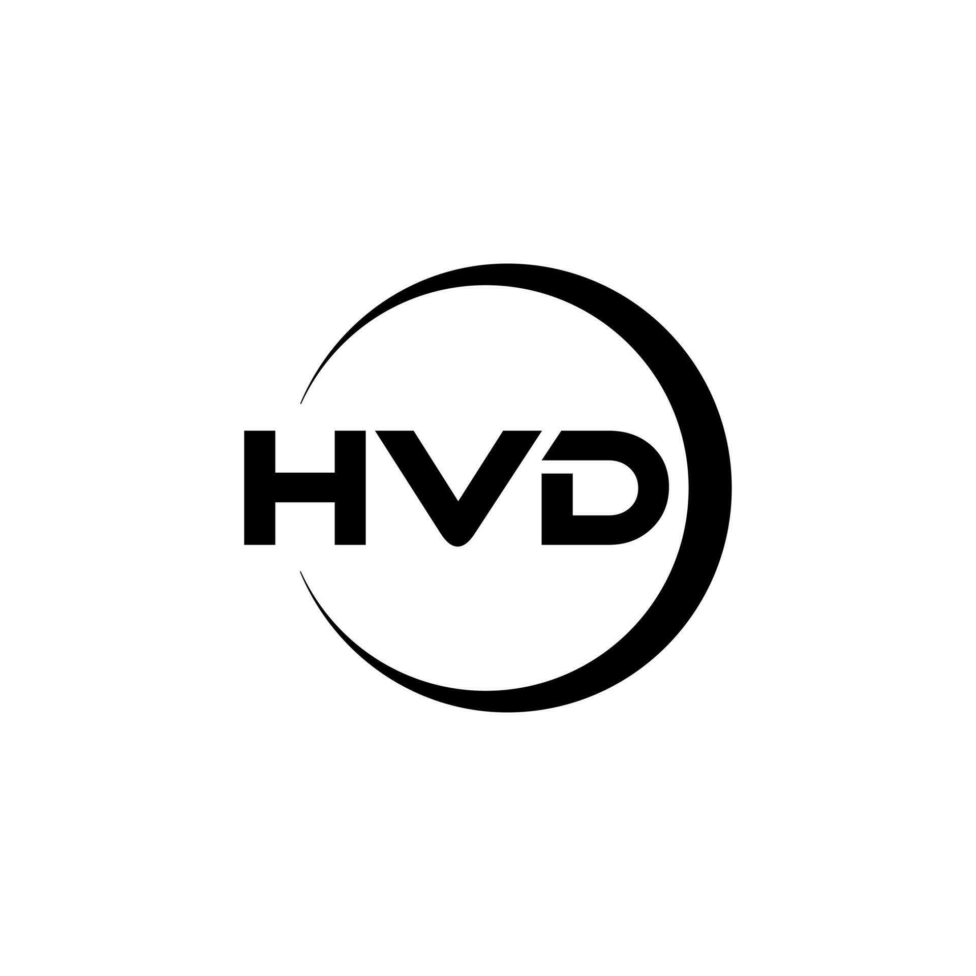 HVD Logo Design, Inspiration for a Unique Identity. Modern Elegance and Creative Design ...