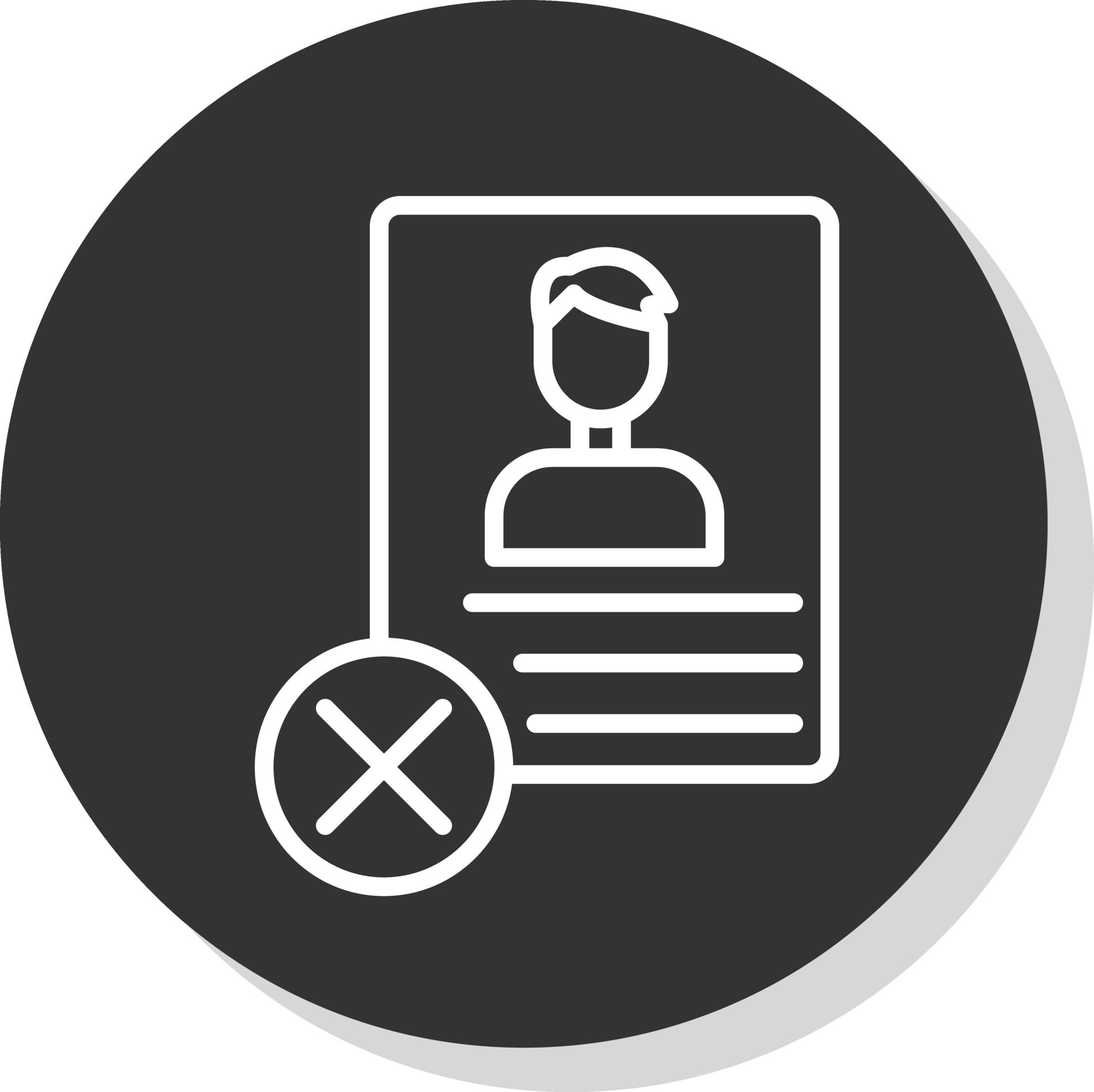 Termination Vector Icon Design 28037036 Vector Art at Vecteezy