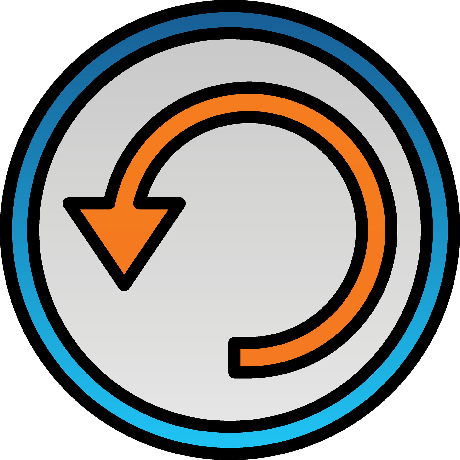 Circular Arrow Vector Icon Design 28040177 Vector Art At Vecteezy