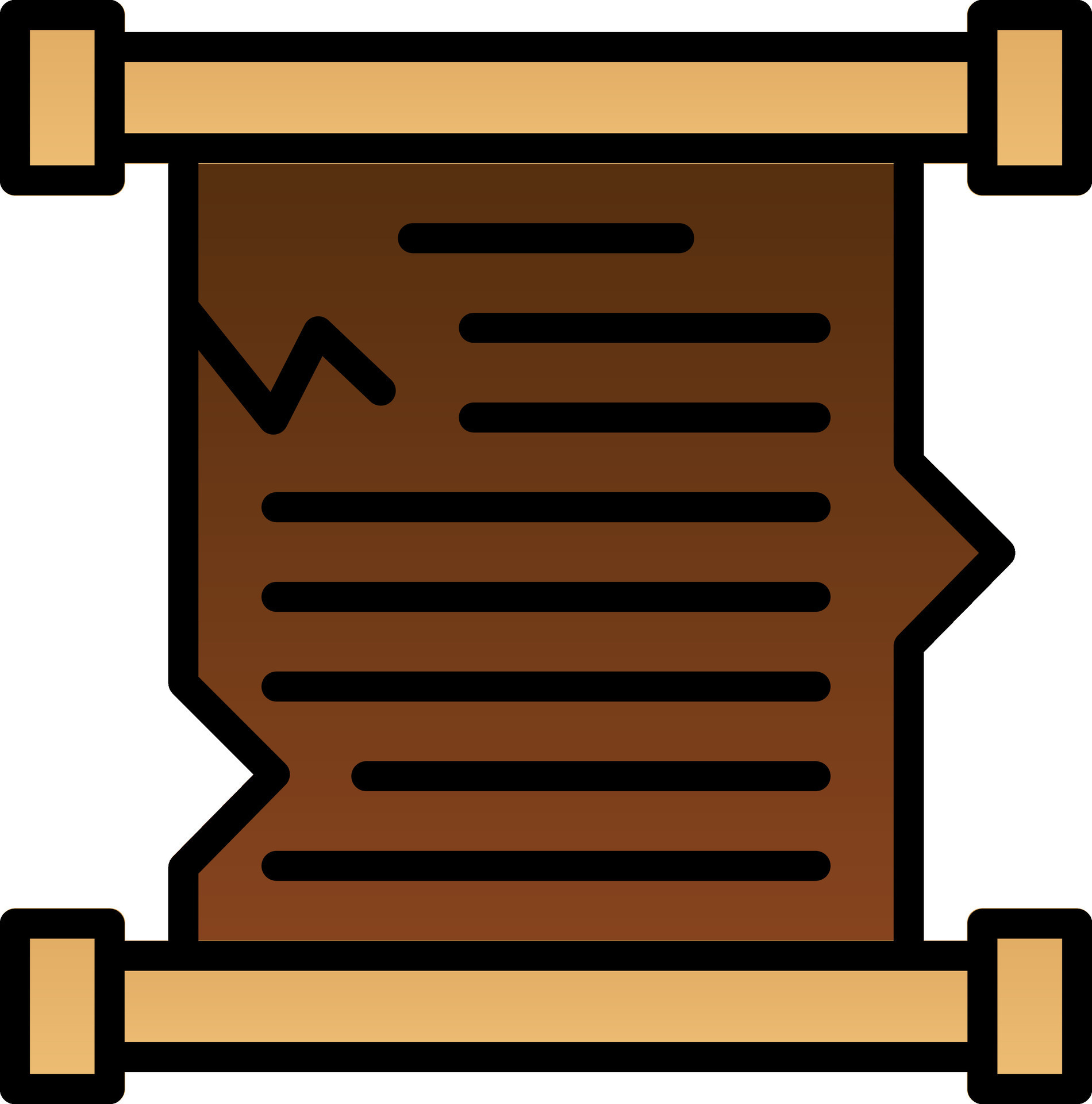 Old Scroll Vector Icon Design 28040607 Vector Art at Vecteezy