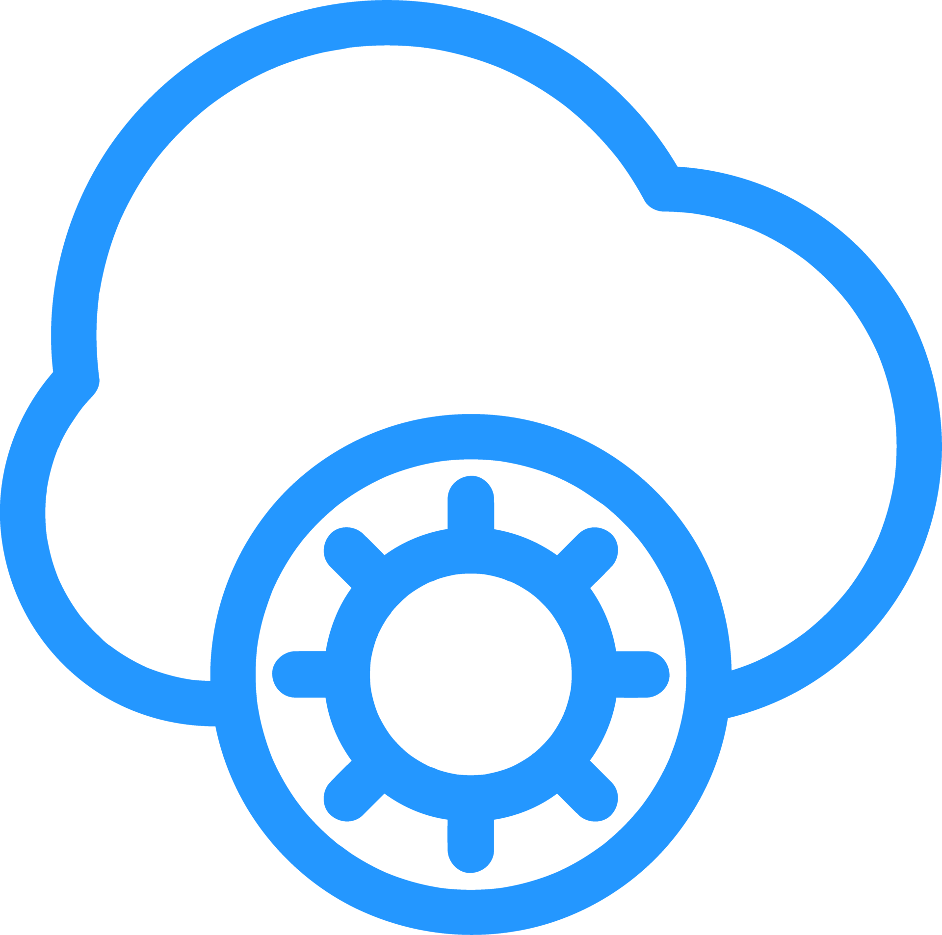 Outline Cloud Data Icon 28043749 Png