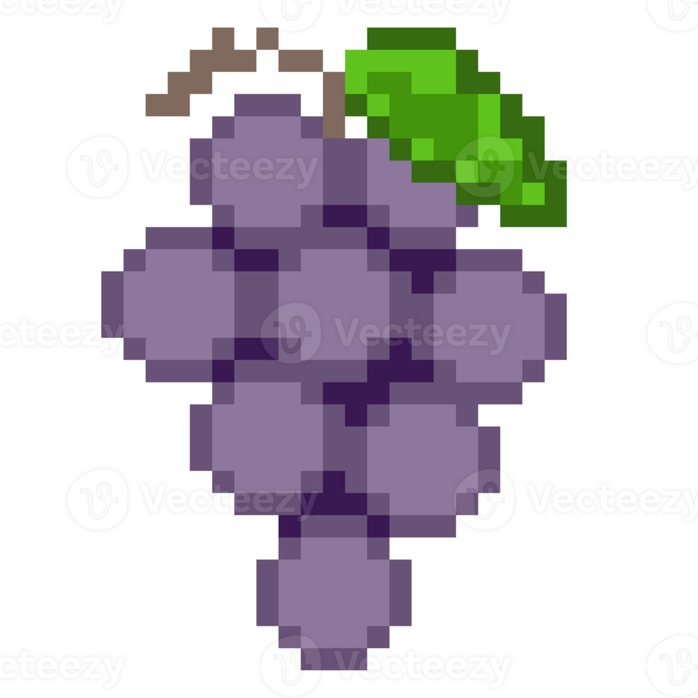 Grapes Pixel Art 28044455 PNG Grapes Pixel Art 28044455 PNG