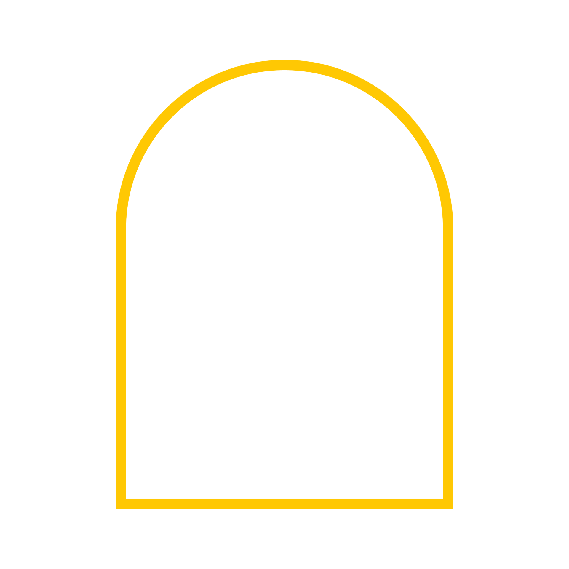 Long Arch Shape 50 Geometric Brutalist Shape Set Outline Style 28046520 PNG