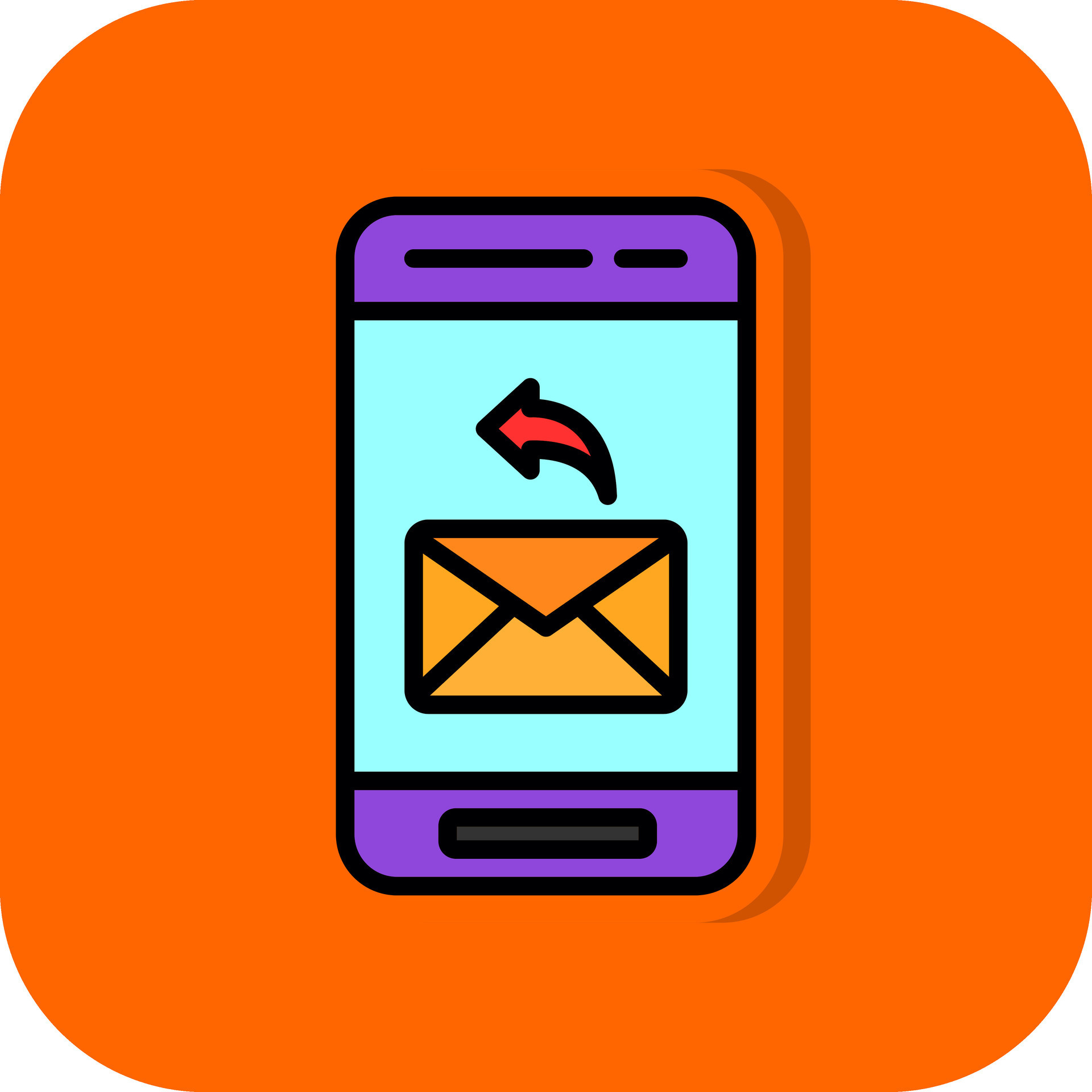Reply Vector Icon Design 28048877 Vector Art At Vecteezy