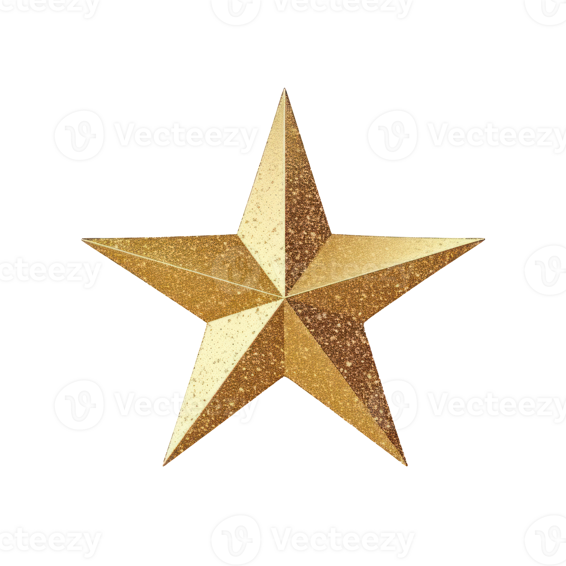Golden glitter star isolated 28063741 PNG