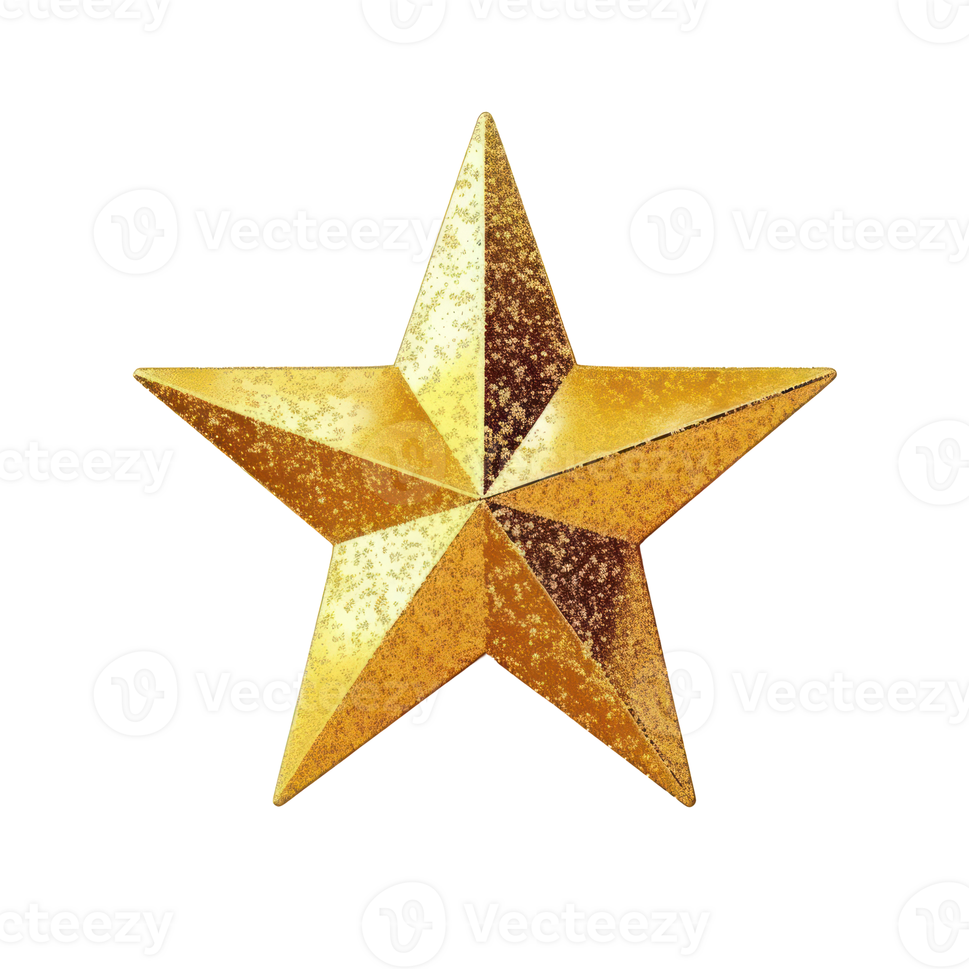 Golden glitter star isolated 28063751 PNG