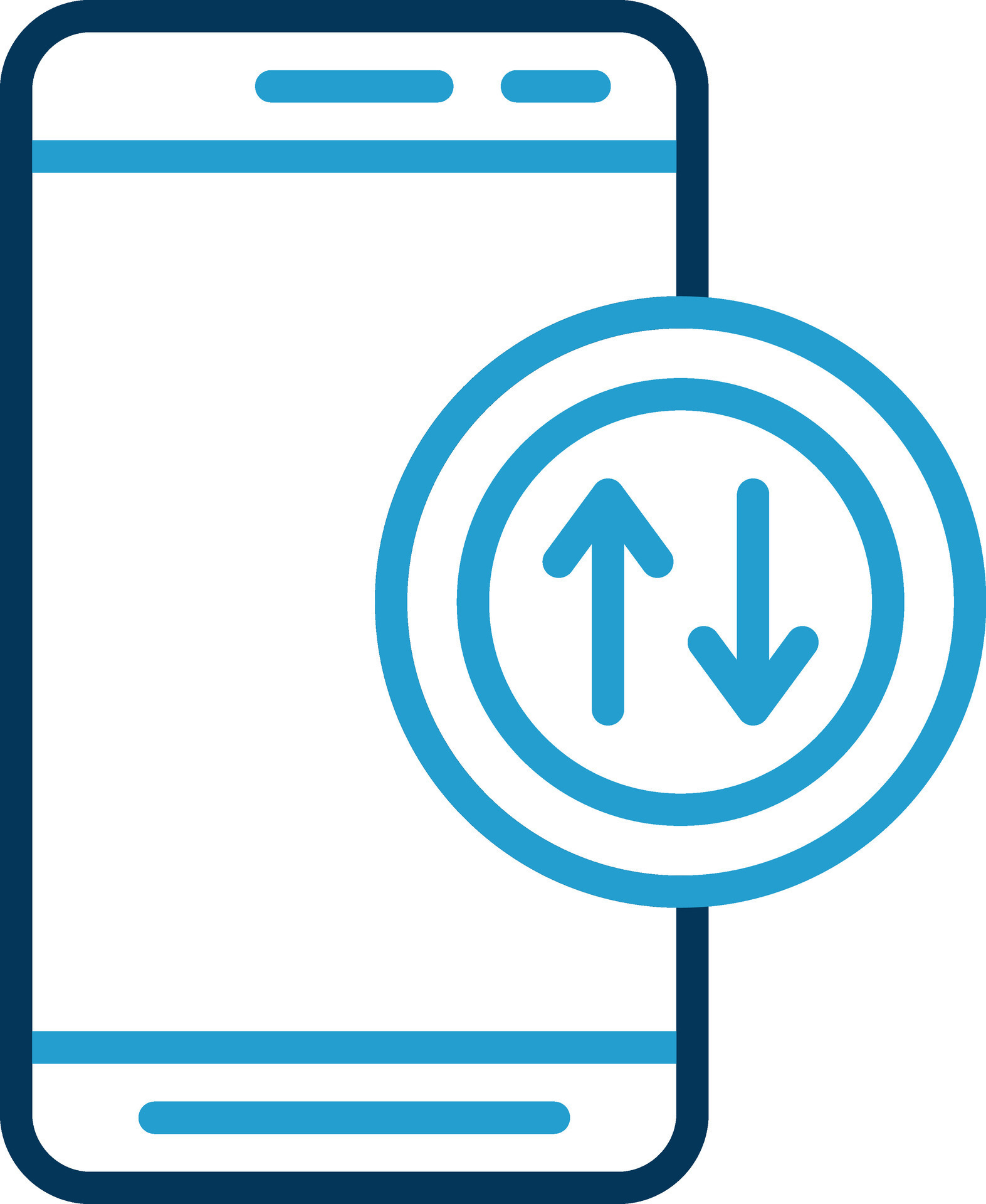 Mobile Data Vector Icon Design 28072800 Vector Art at Vecteezy