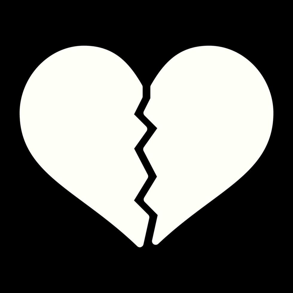 Broken Heart Vector Icon 28072909 Vector Art at Vecteezy Broken Heart Vector Icon 28072909 Vector Art at Vecteezy