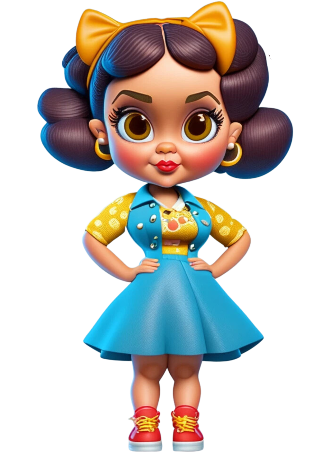 Retro Era Girls Ai Generated Enhanced 28073984 Png