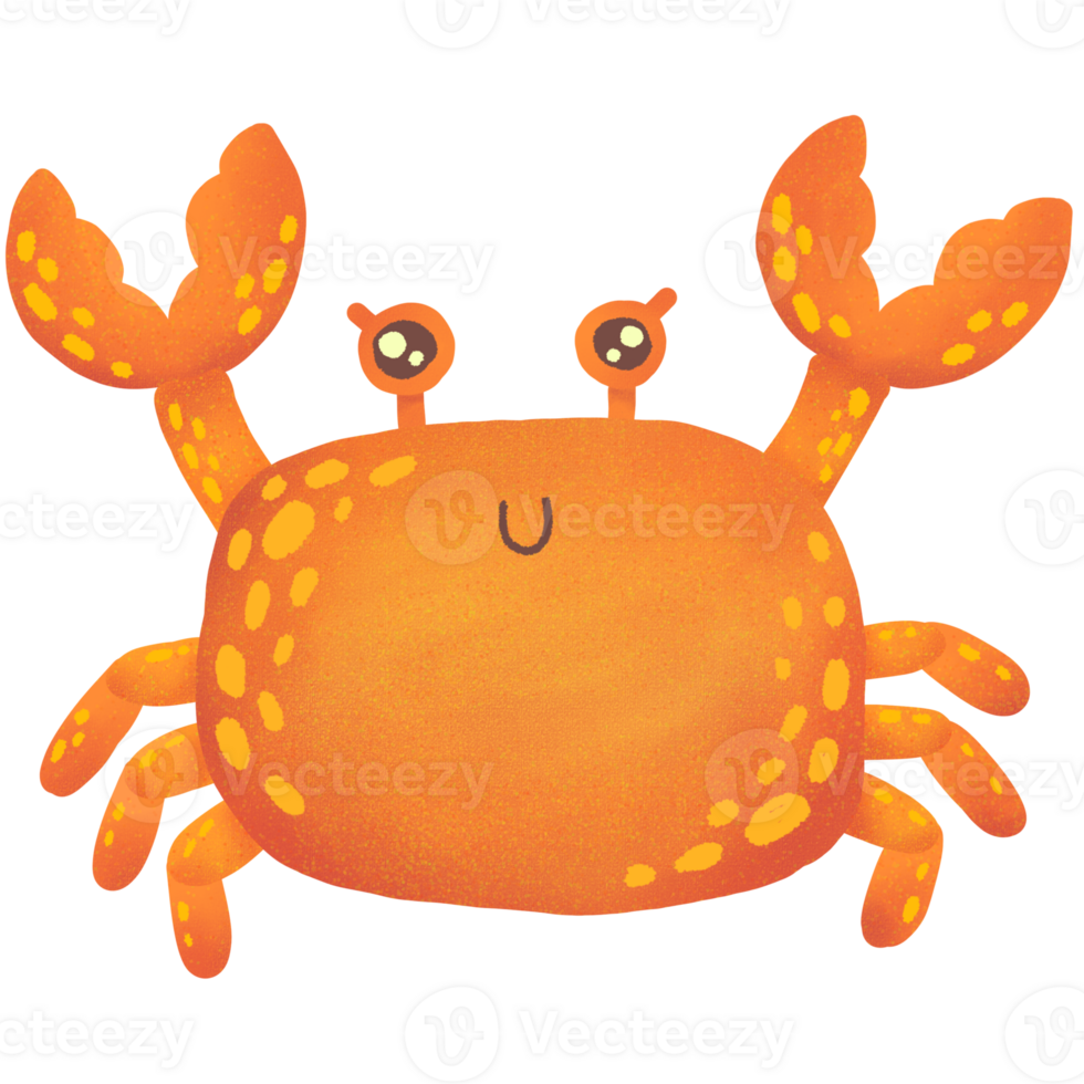 cute sea crab 28078265 PNG