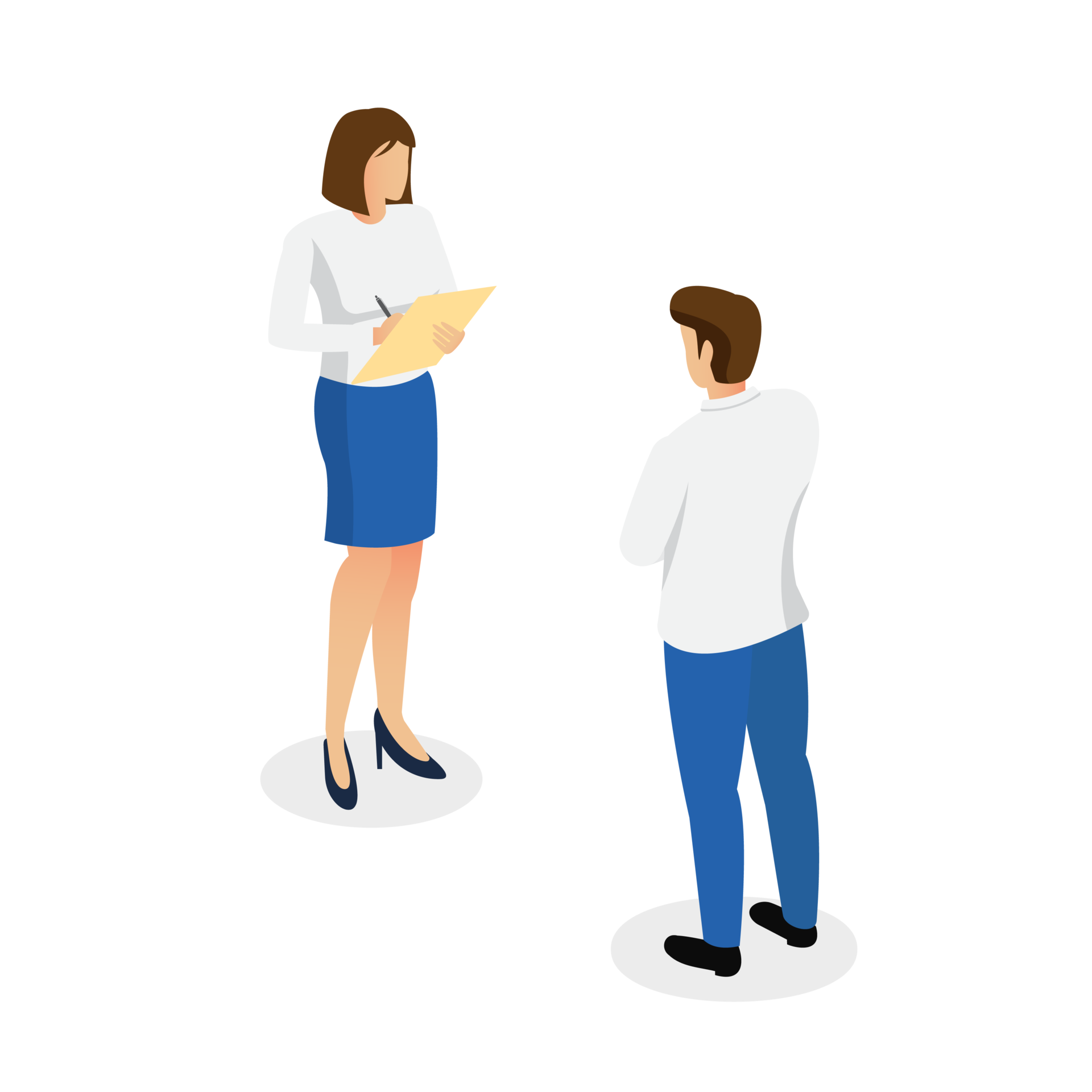 Isometric people talking. Business communication 28078369 PNG Isometric people talking. Business communication 28078369 PNG