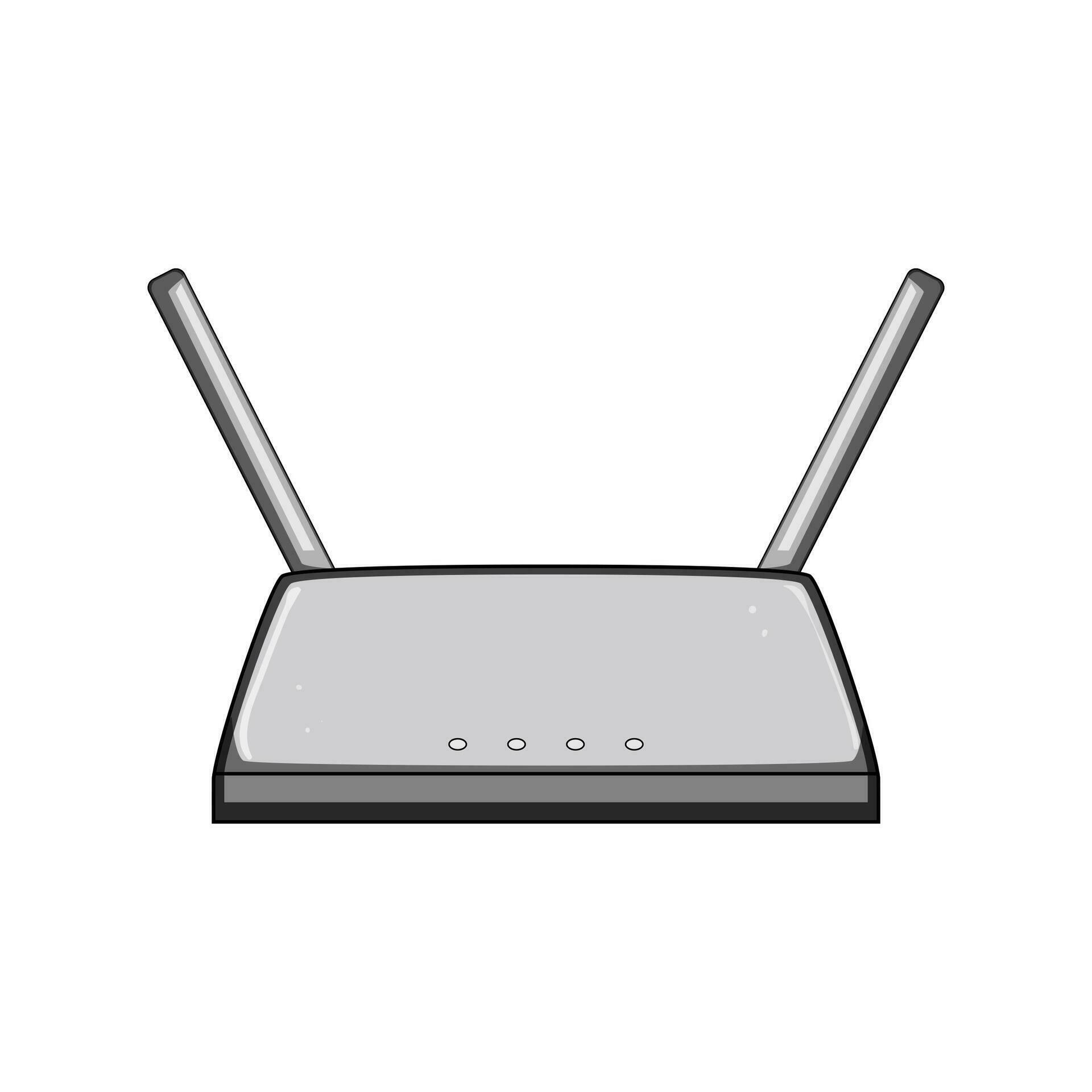 technology router cartoon vector illustration 28080502 Vector Art at Vecteezy