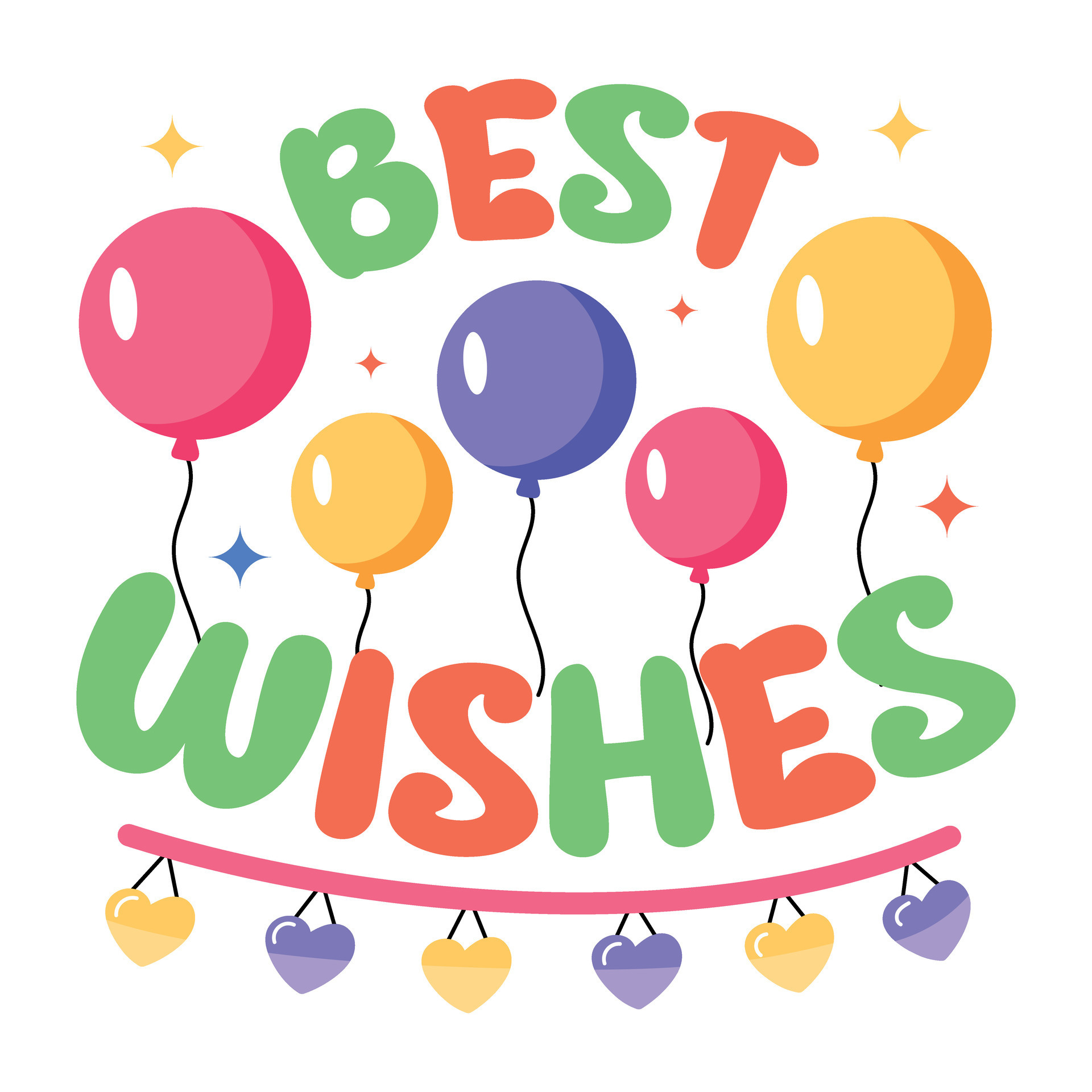 Trendy Best Wishes 28082198 Vector Art at Vecteezy