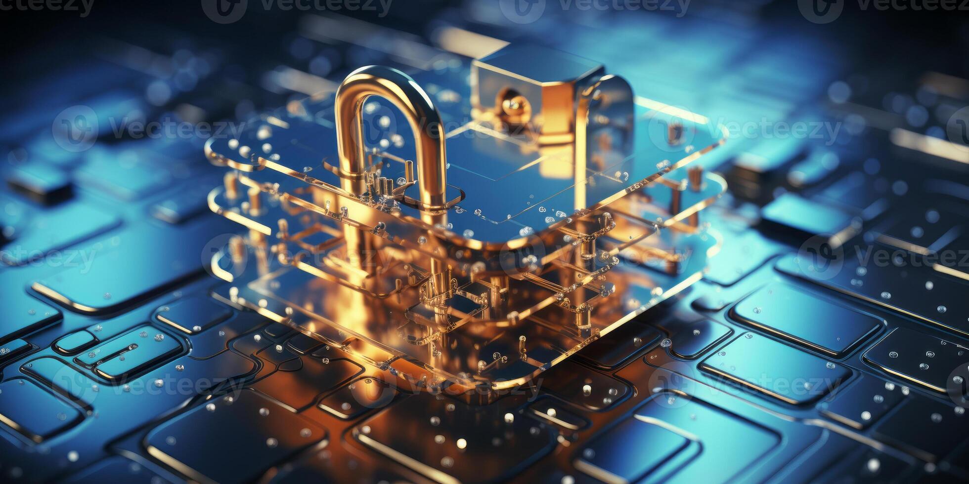 Loud Computing Concept Data Security And Cloud Connection Technology