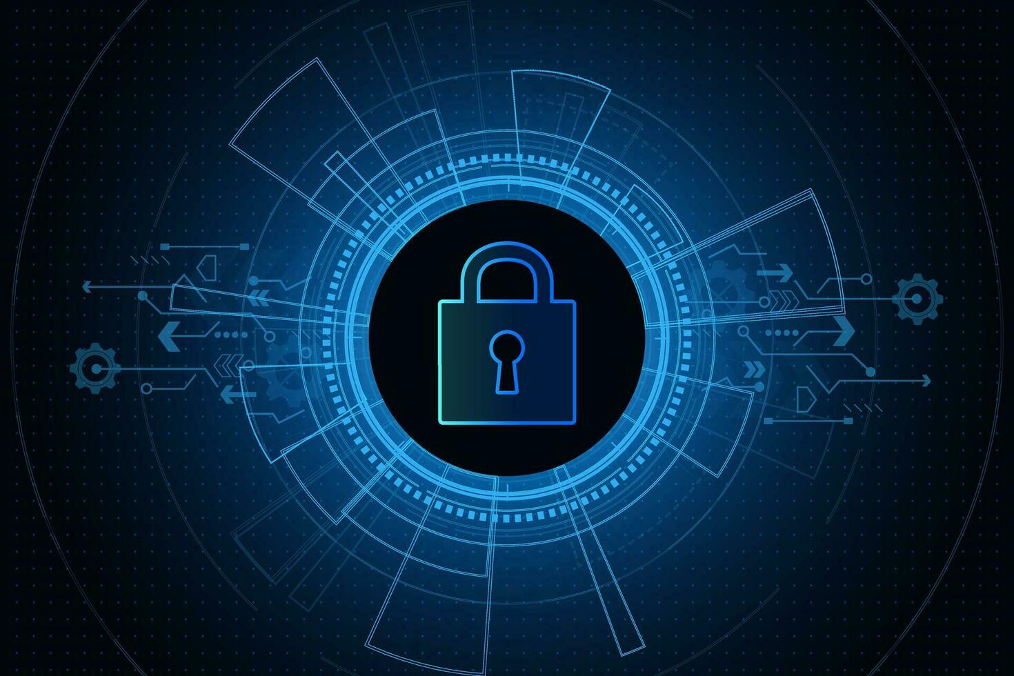 Cyber security technology concept , Shield With Keyhole icon , personal data , 28083683 Vector ...