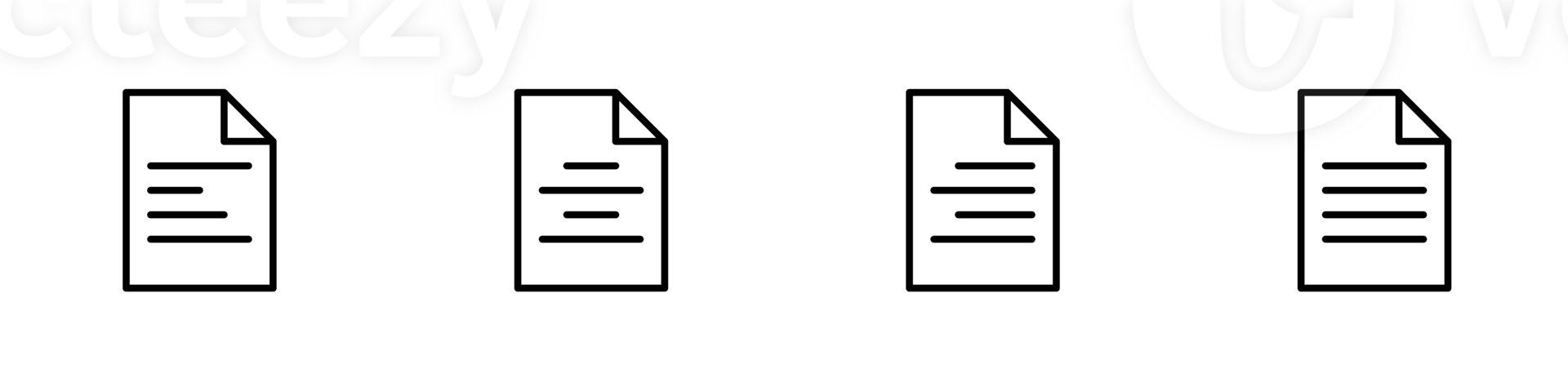 Text Alignment Icon Set 28084137 Png