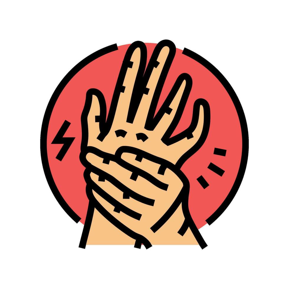 numbness tingling disease symptom color icon vector illustration 28086406 Vector Art at Vecteezy