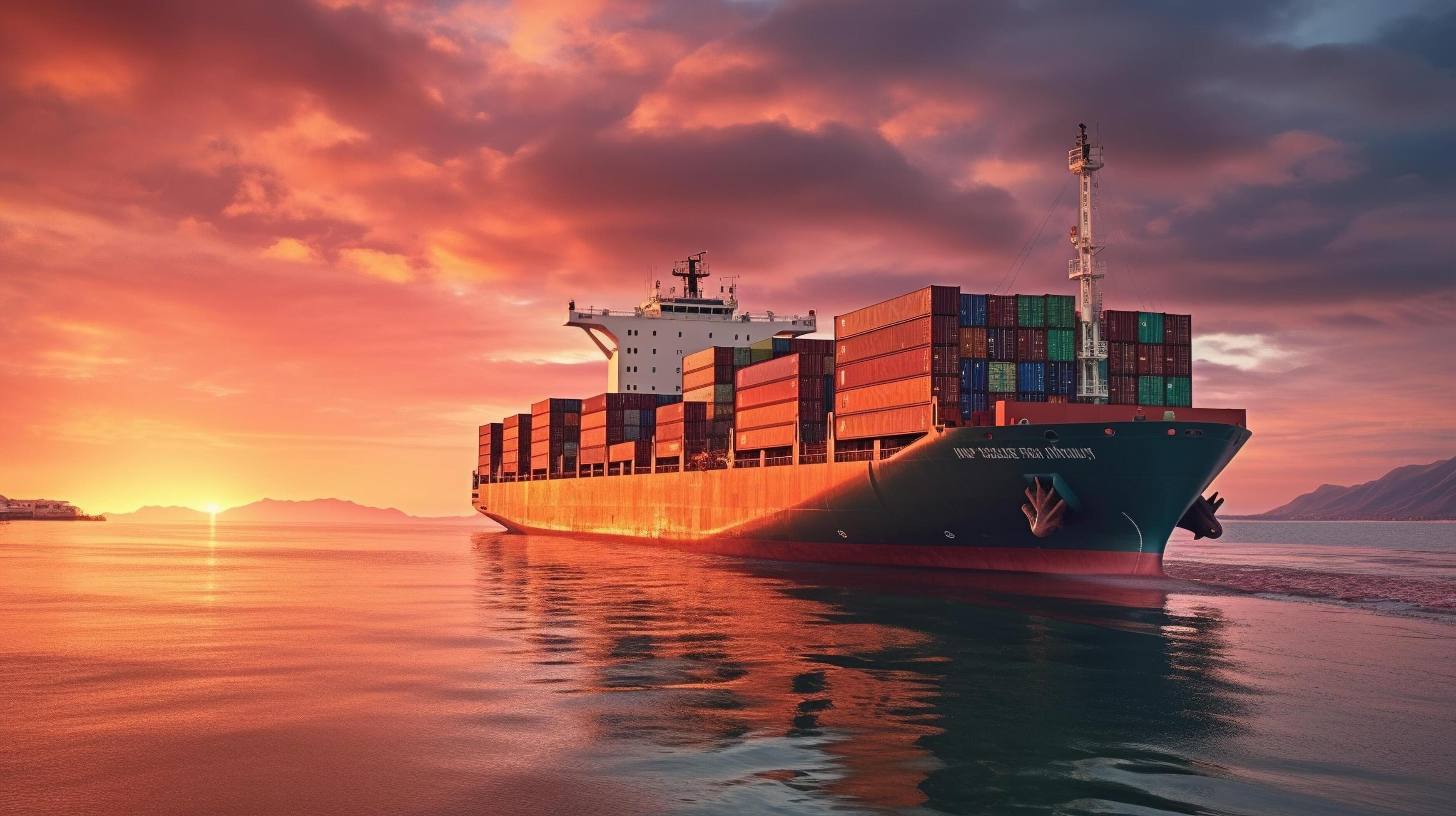 Container Ship Wallpaper