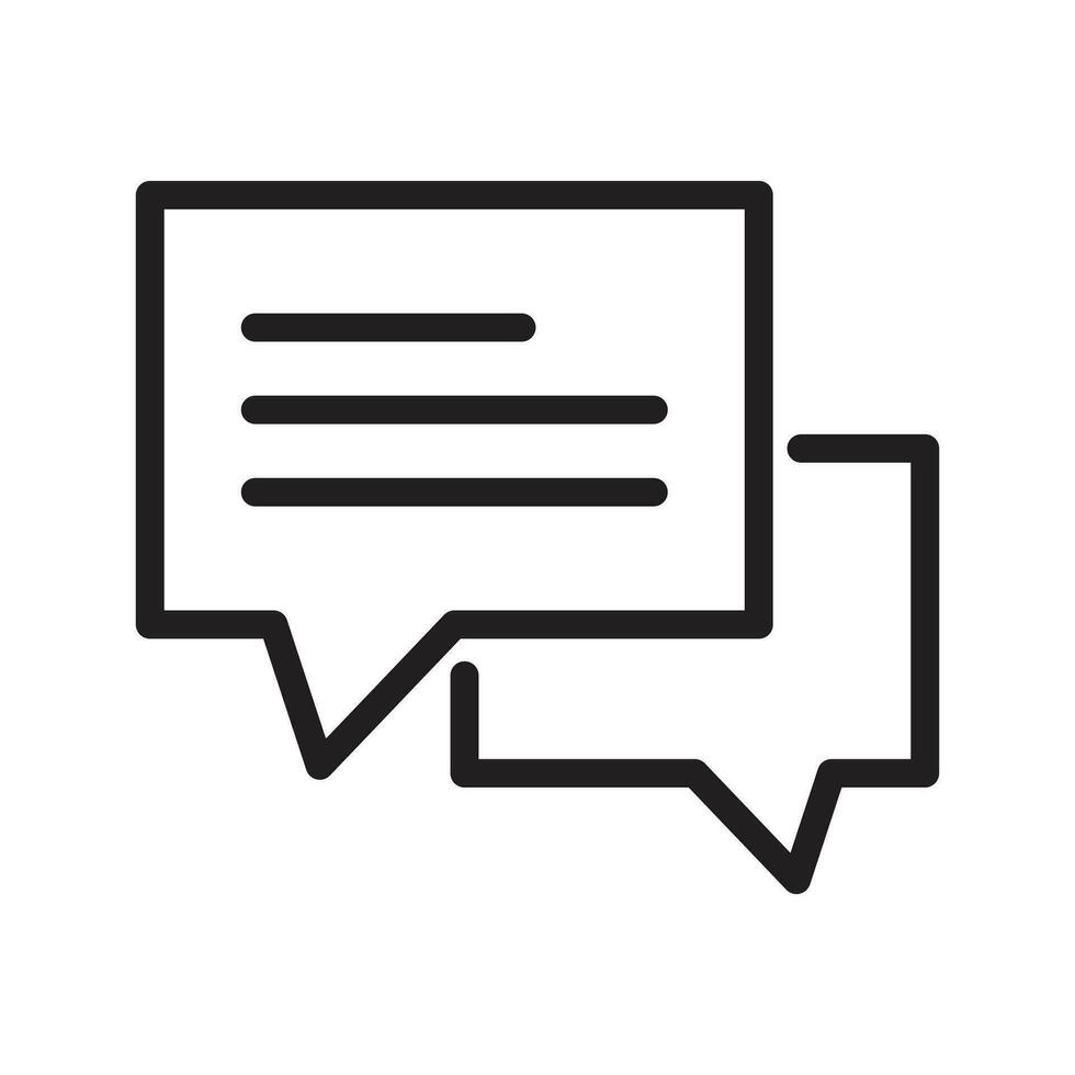 Talk Bubble Icon Vector, Speech And Comment Ballon Bubble Sign, Talking Bubble Speech ...