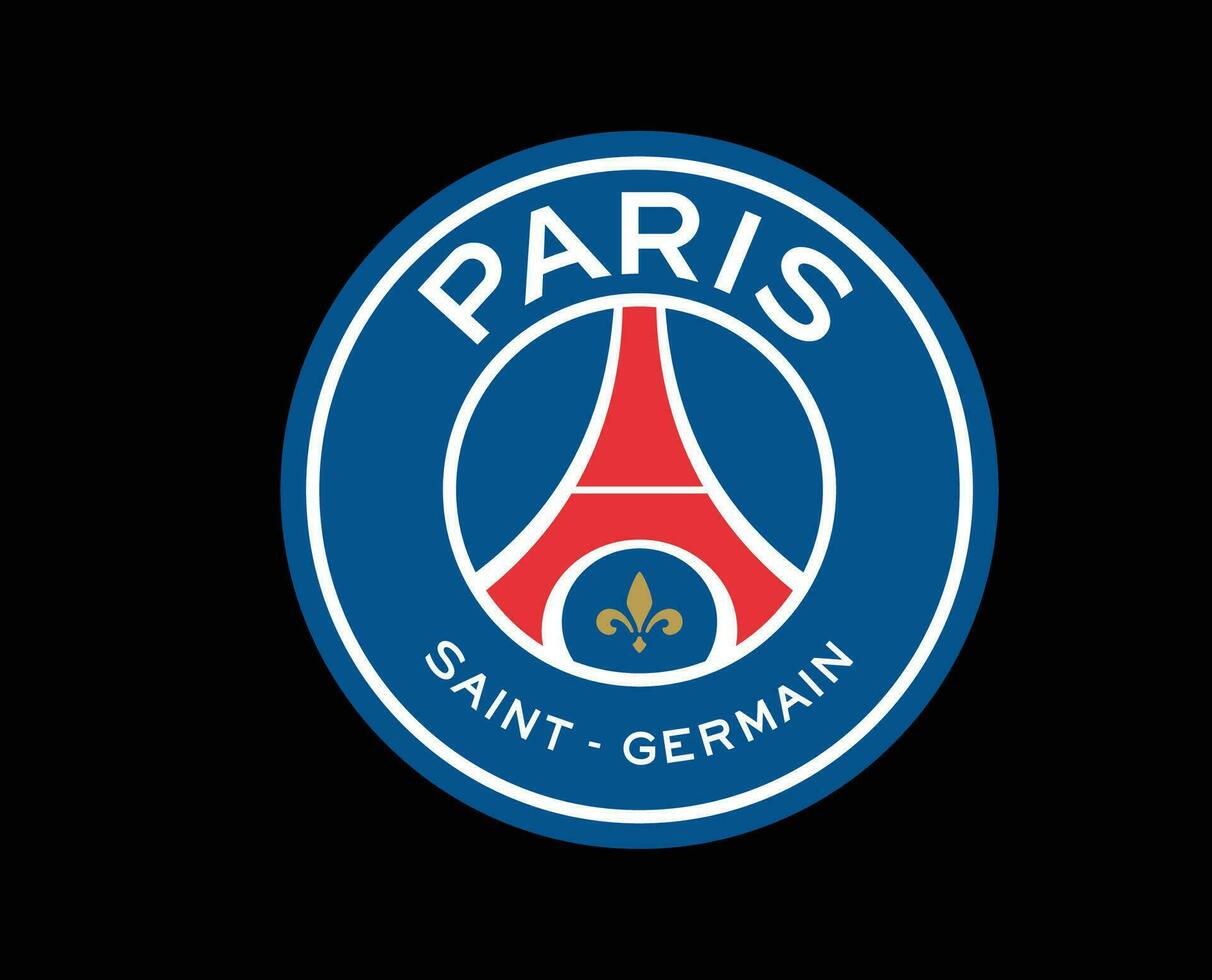 Paris Saint Germain Club Logo Symbol Ligue 1 Football French Abstract Design Vector Illustration ...
