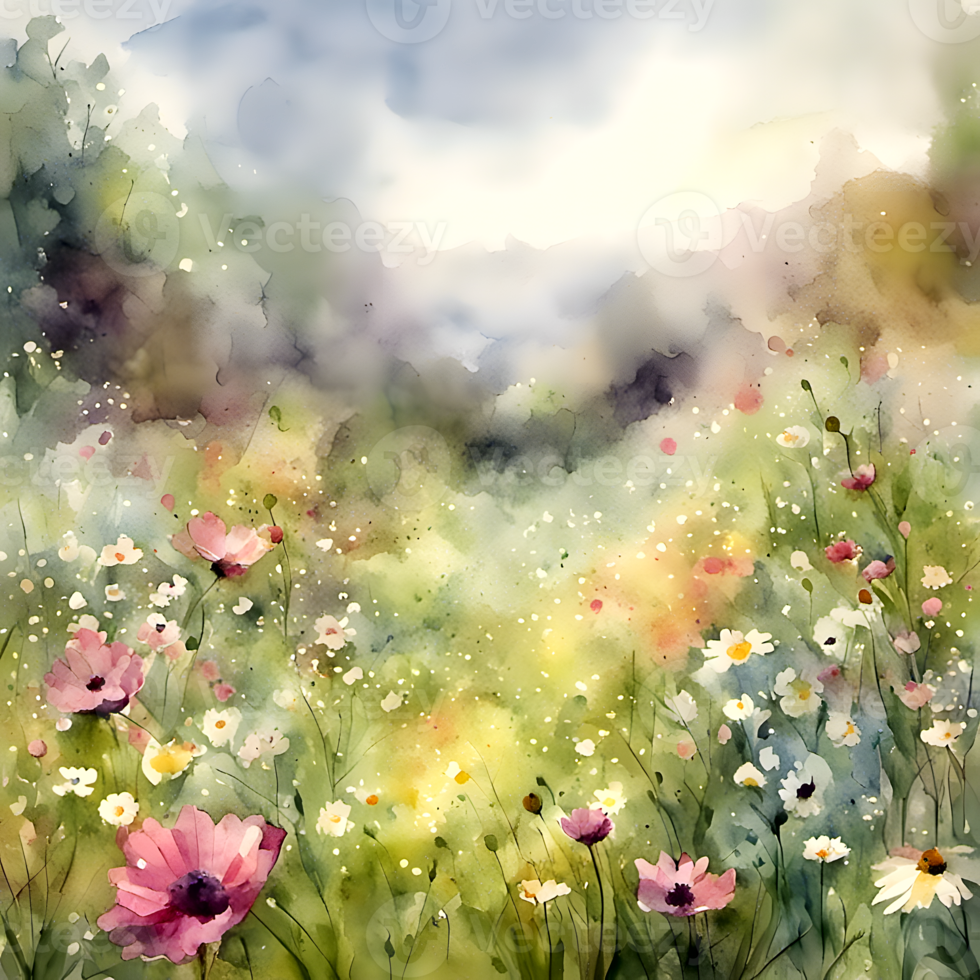 Rustic Watercolor Idyllic Country Scene AI Generative 28098629 PNG Rustic Watercolor Idyllic Country Scene AI Generative 28098629 PNG