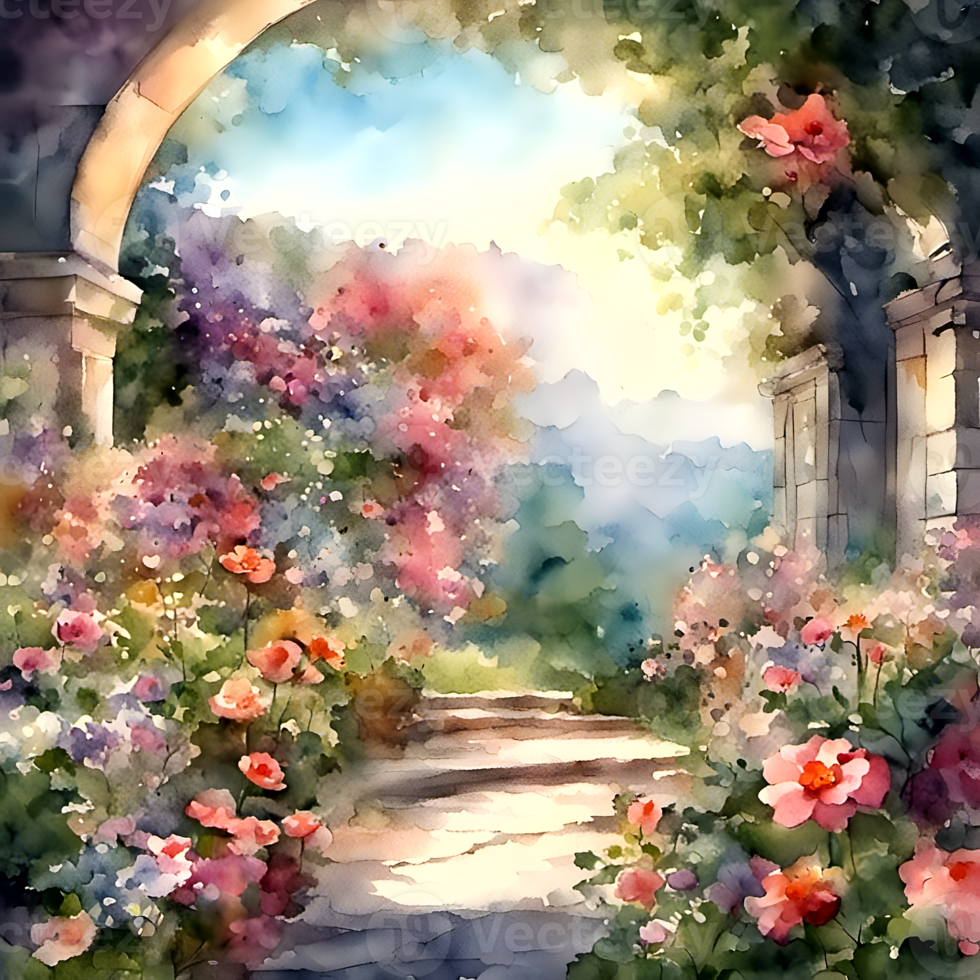 Rustic Watercolor Idyllic Country Scene AI Generative 28098630 PNG Rustic Watercolor Idyllic Country Scene AI Generative 28098630 PNG