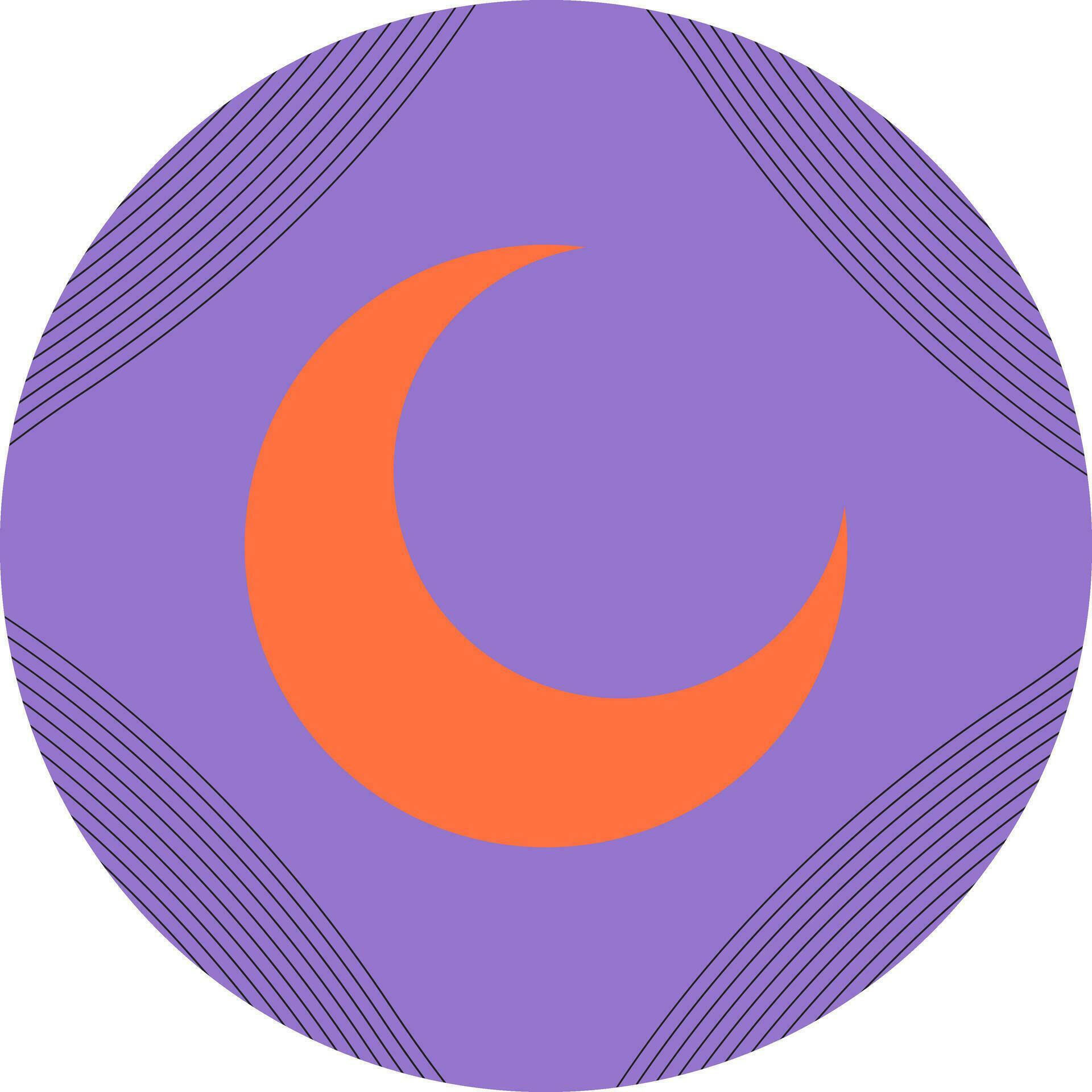 Half Moon Vector Icon 28100187 Vector Art At Vecteezy