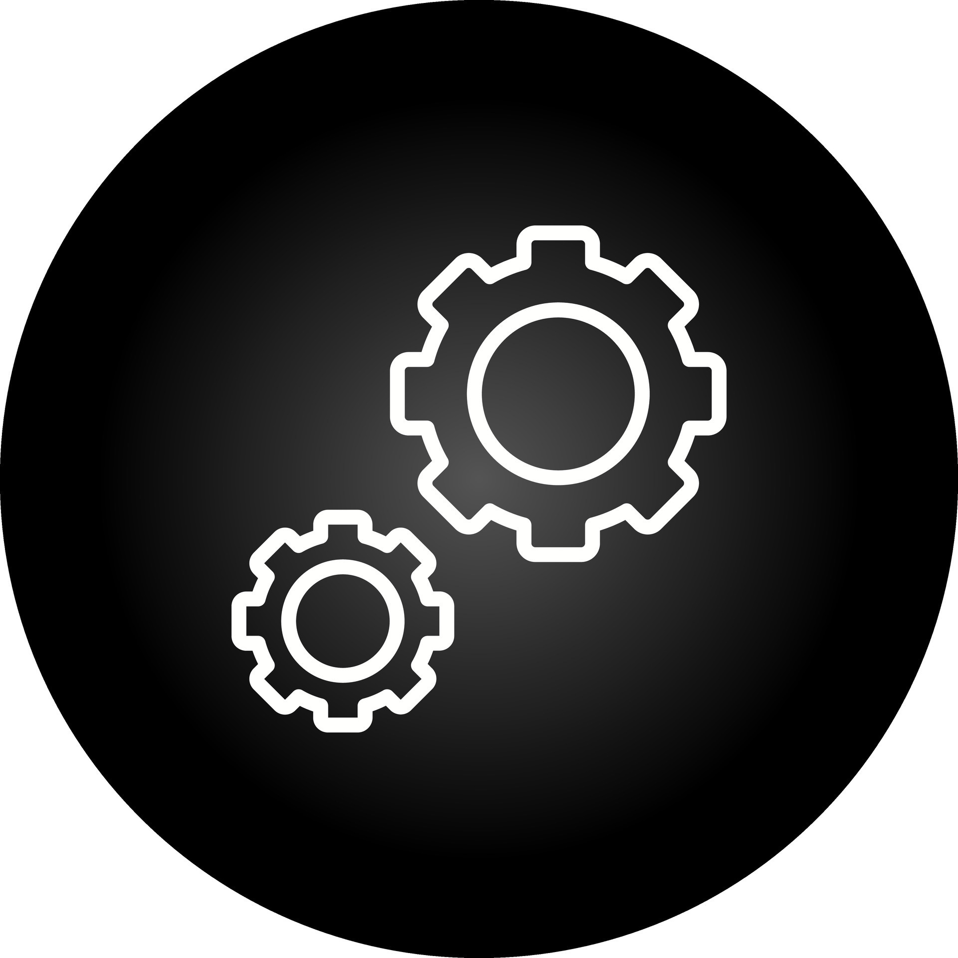 Gears Vector Icon 28101031 Vector Art at Vecteezy