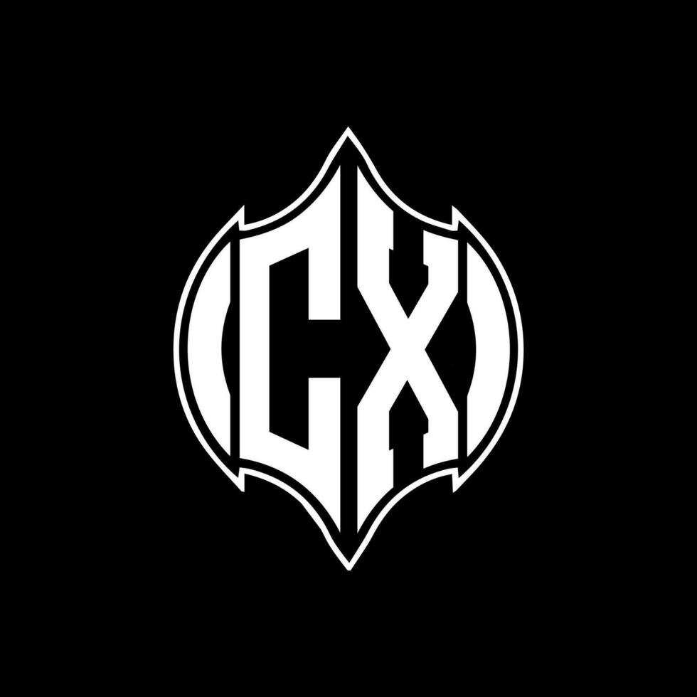 cx letra logo. cx creativo monograma iniciales letra logo concepto. cx único moderno plano ...