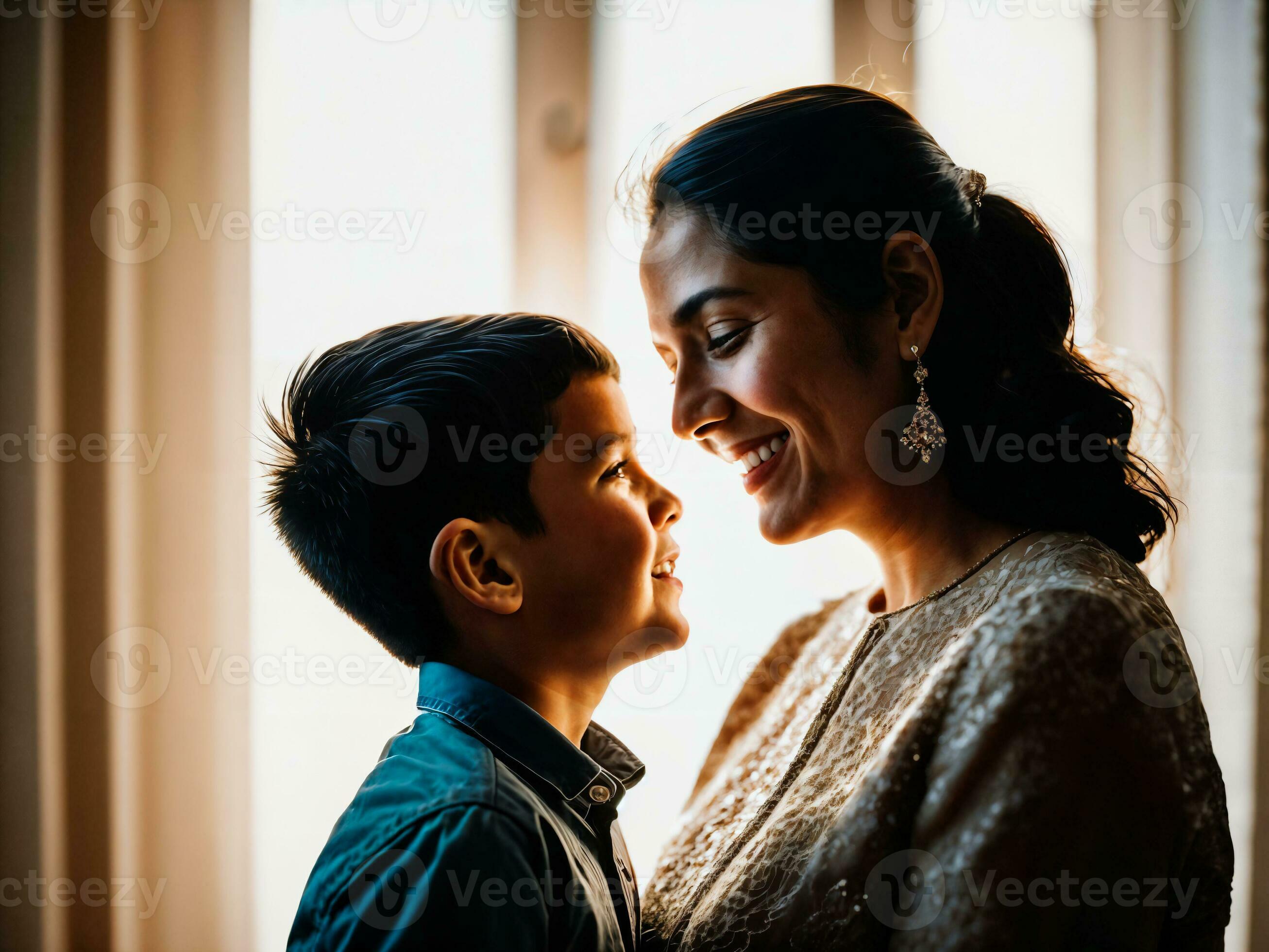 photo of happy family mother and son, generative AI 28111131 Stock Photo at Vecteezy