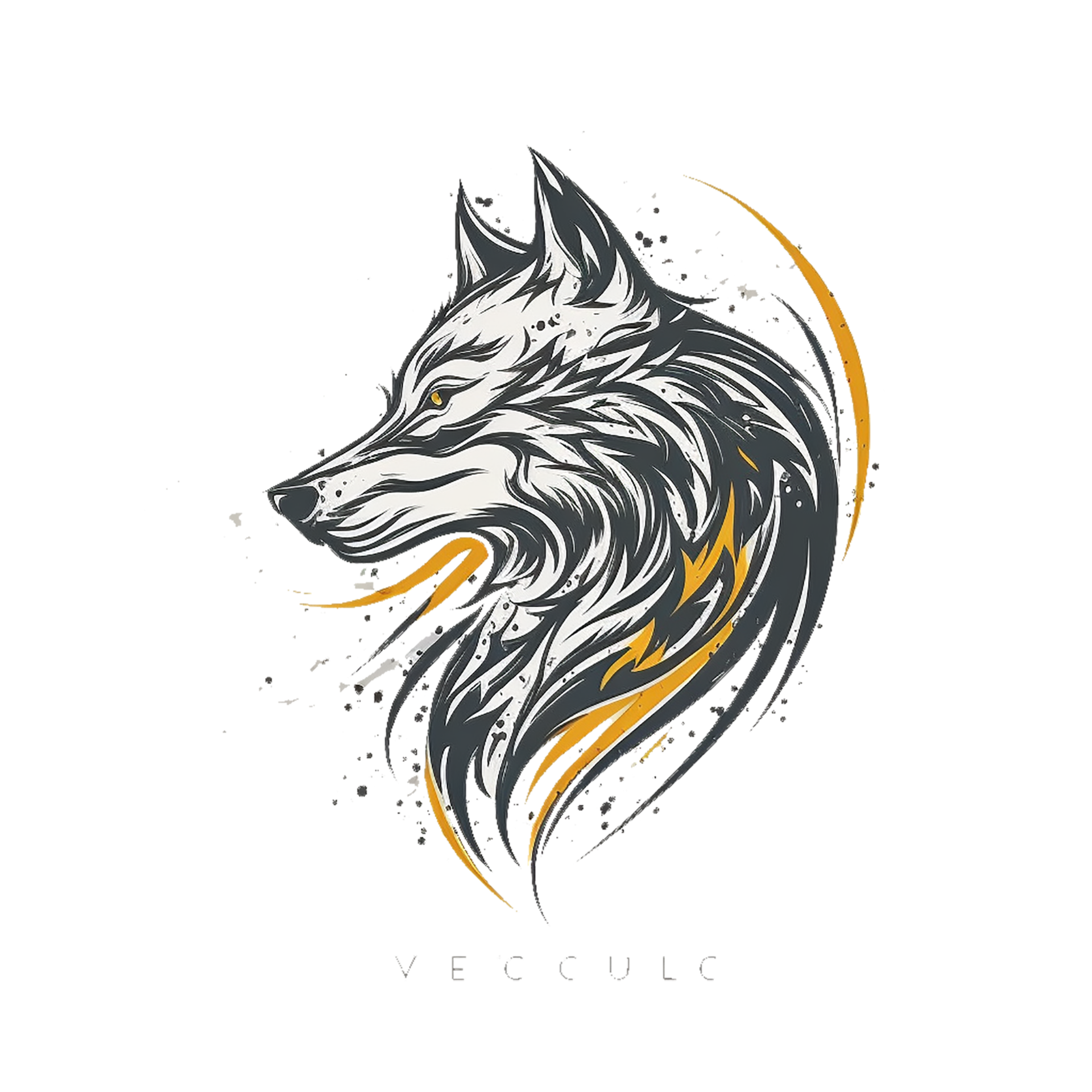Free download wolf mascot logo png realistic photo, Ai Generative ...