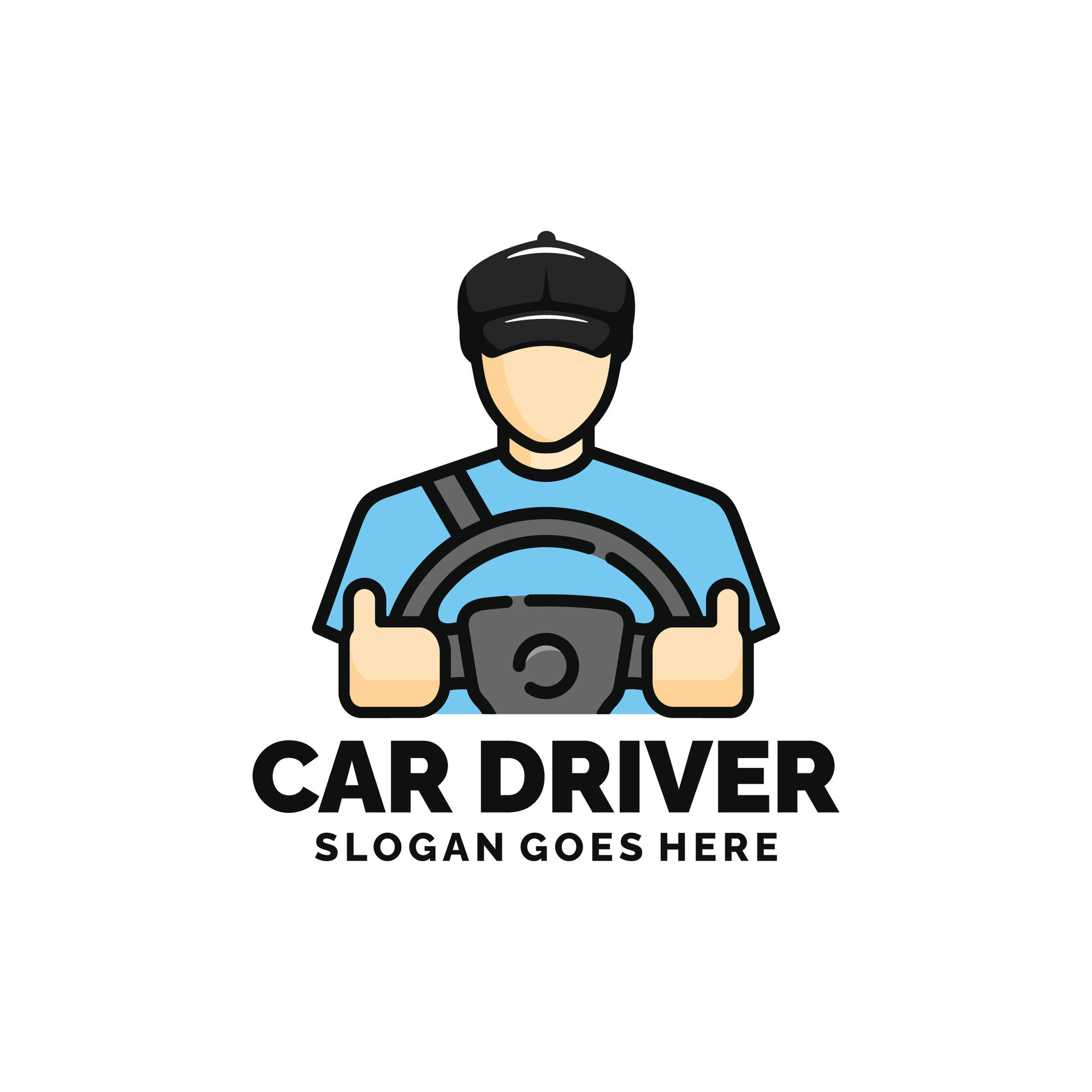 Car driver logo design vector illustration 28114768 Vector Art at Vecteezy