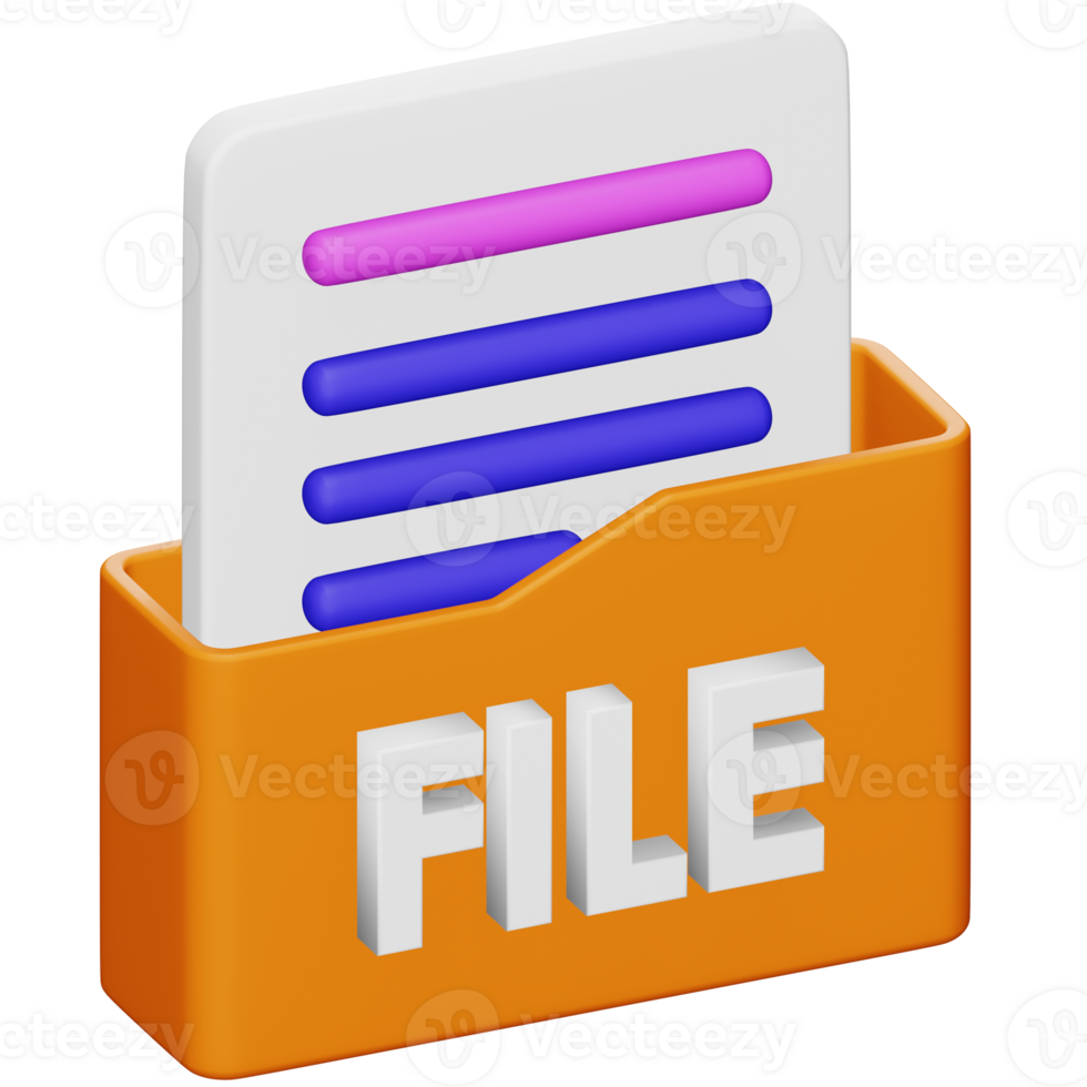 Document 3d Rendering Isometric Icon 28114980 Png