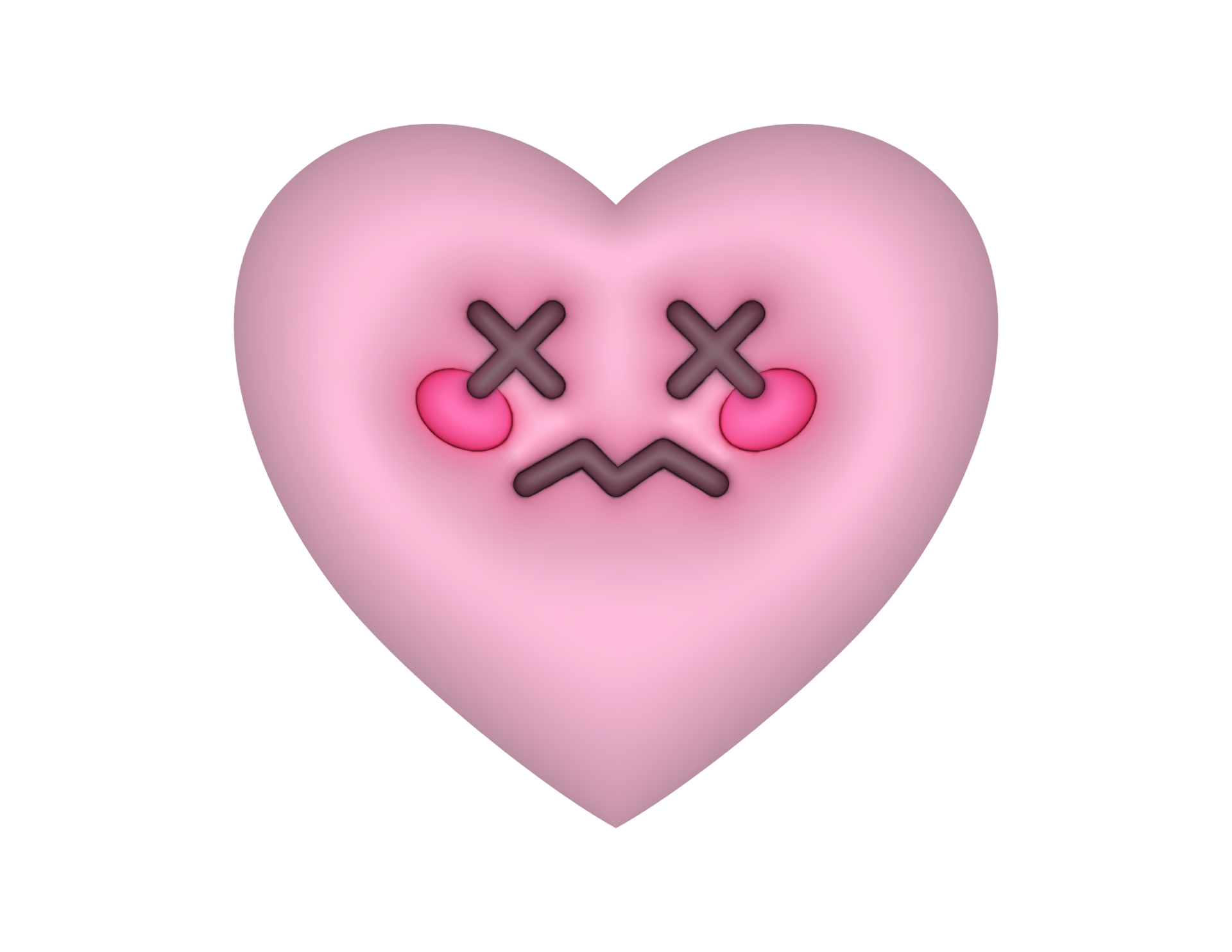 3d Broken Pink Cute Heart Emoji 28115425 PNG 3d Broken Pink Cute Heart Emoji 28115425 PNG